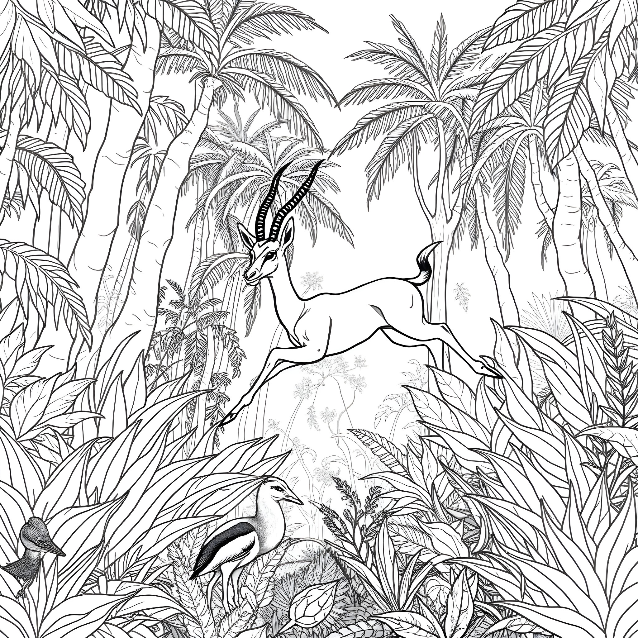 4 Best Gazelle Coloring Pages (Free Printable PDFs)