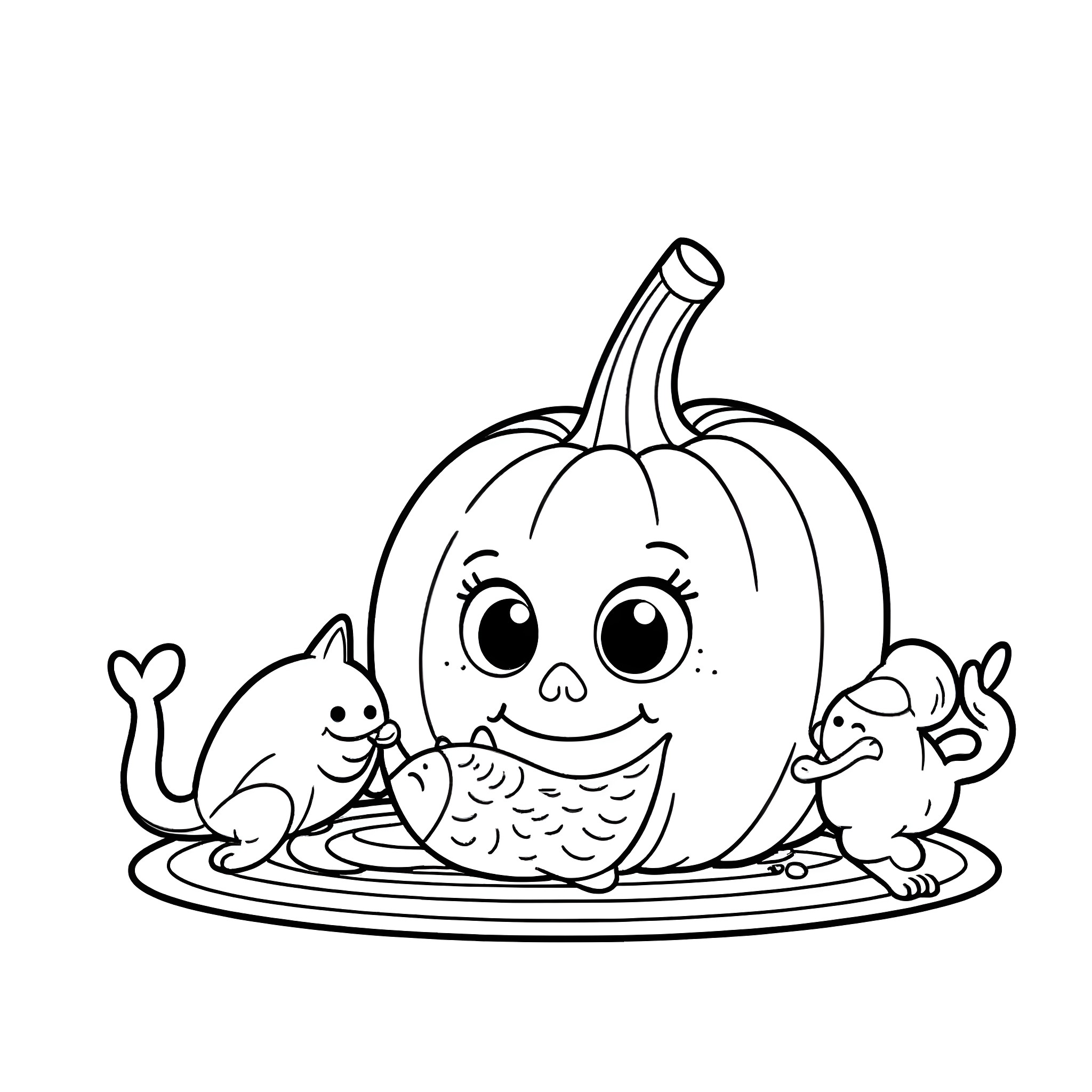 93 Best Pumpkin Coloring Pages (Free Printable PDFs)