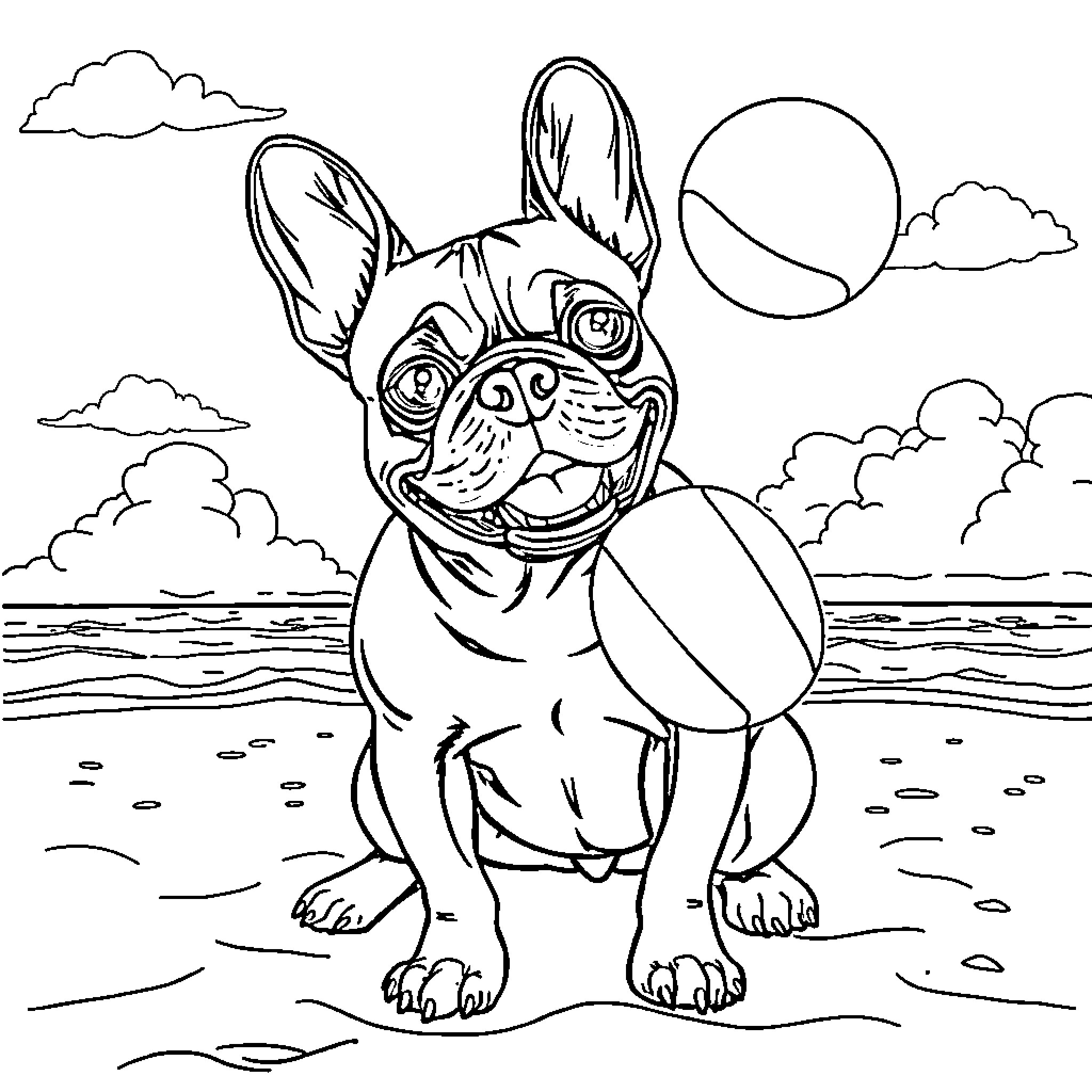 Best Frenchie Coloring Pages (Free Printable PDF)