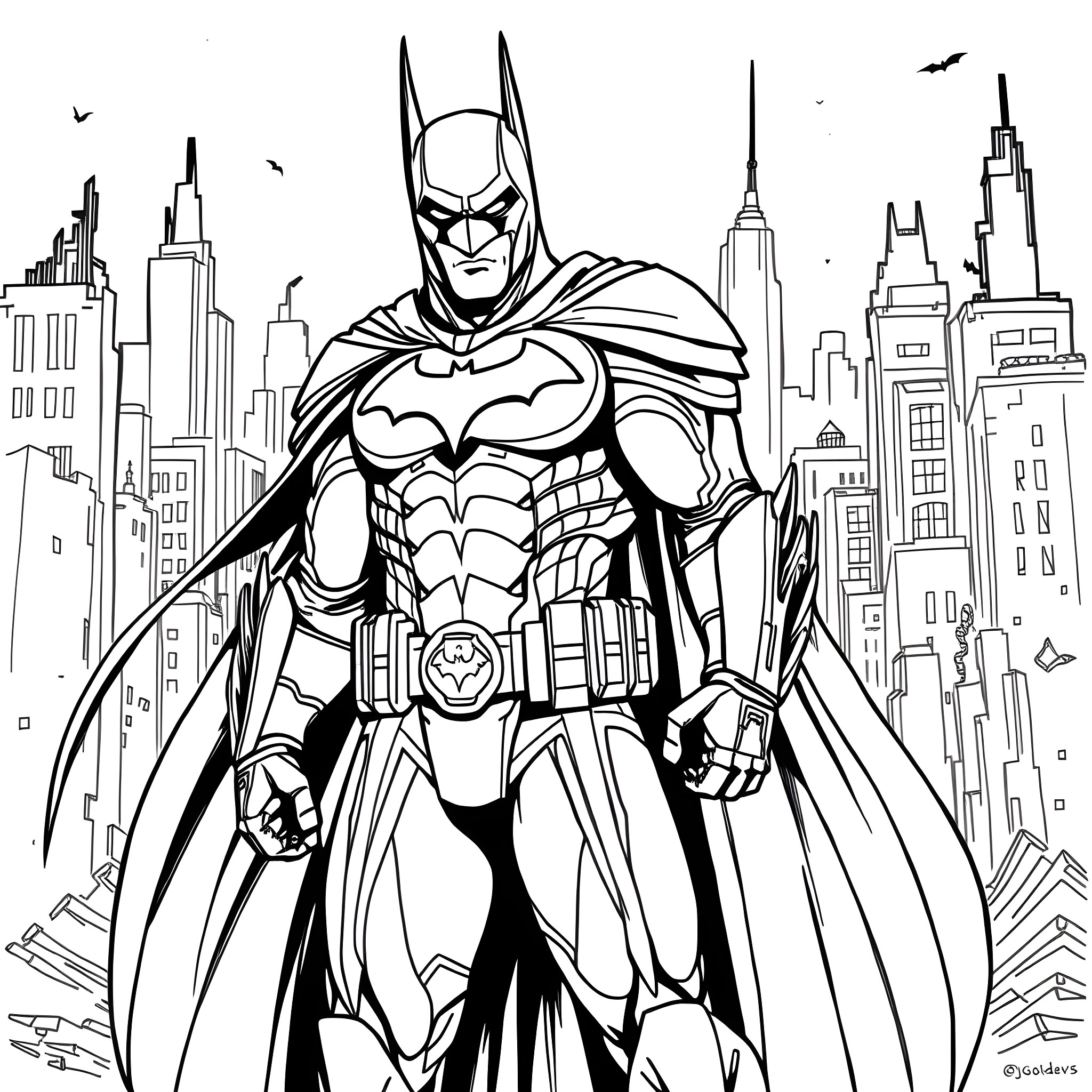 158 Best Batman Coloring Pages (Free Printable PDFs)