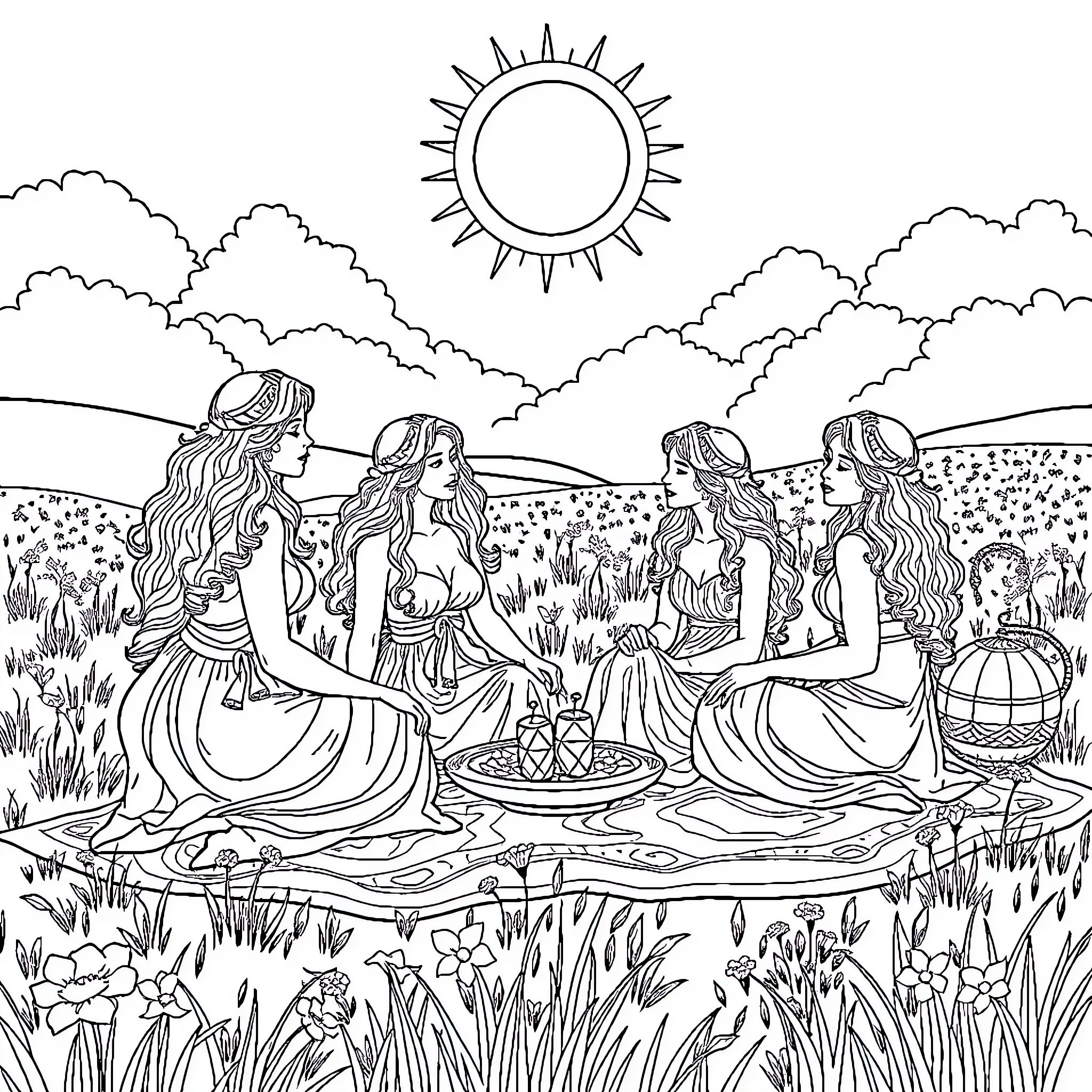 Best Goddess Coloring Pages (Free Printable PDF)
