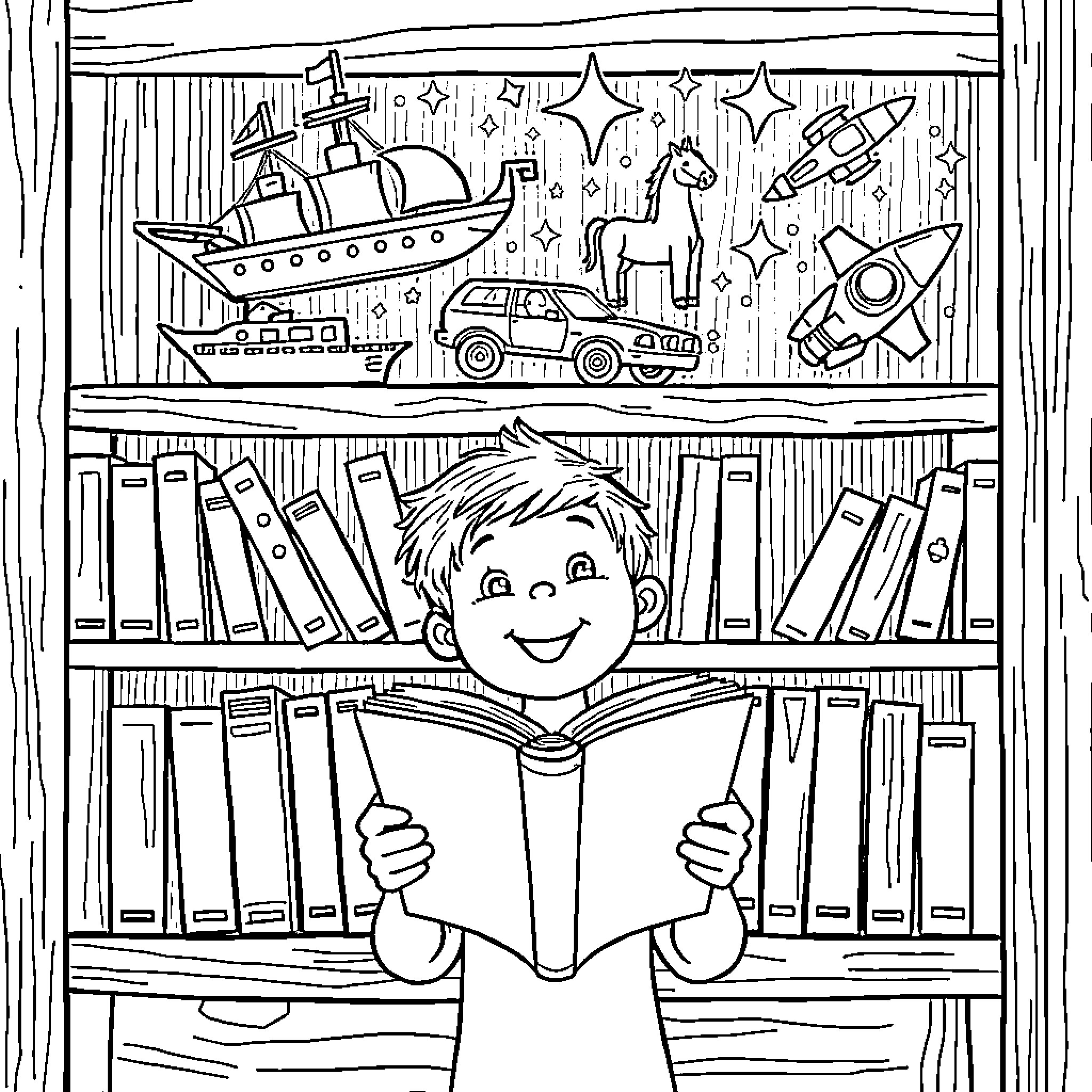 Best Book Coloring Pages (Free Printable PDF)