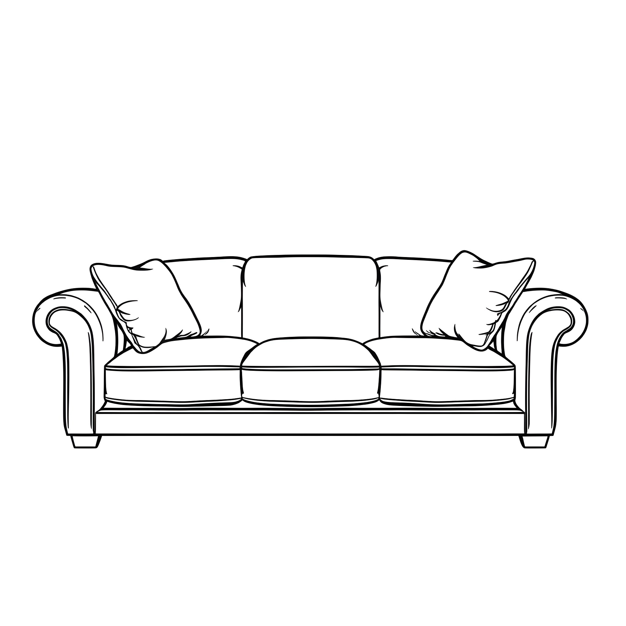 Best Sofa Coloring Pages (Free Printable PDF)
