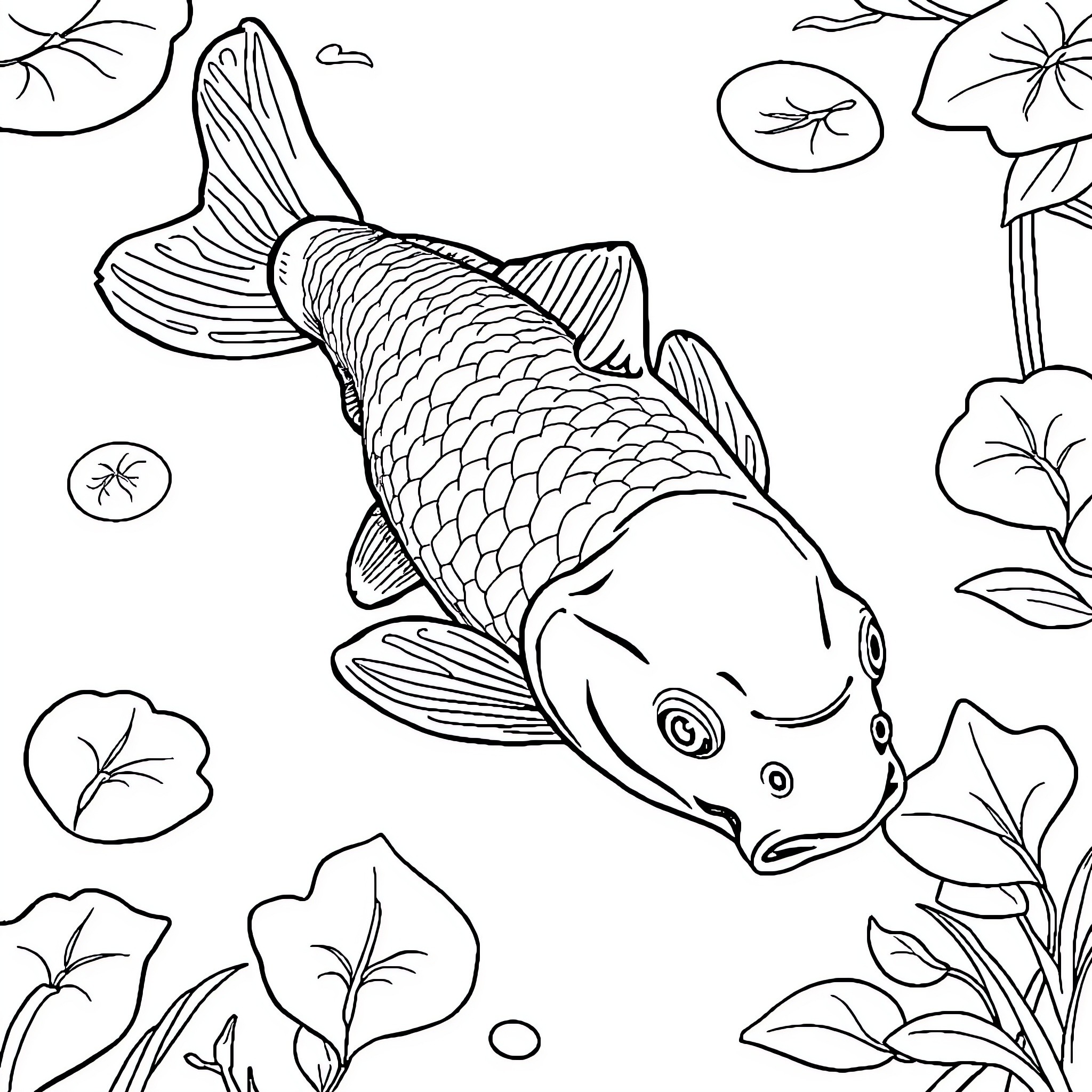 Best Carp Coloring Pages (Free Printable PDF)