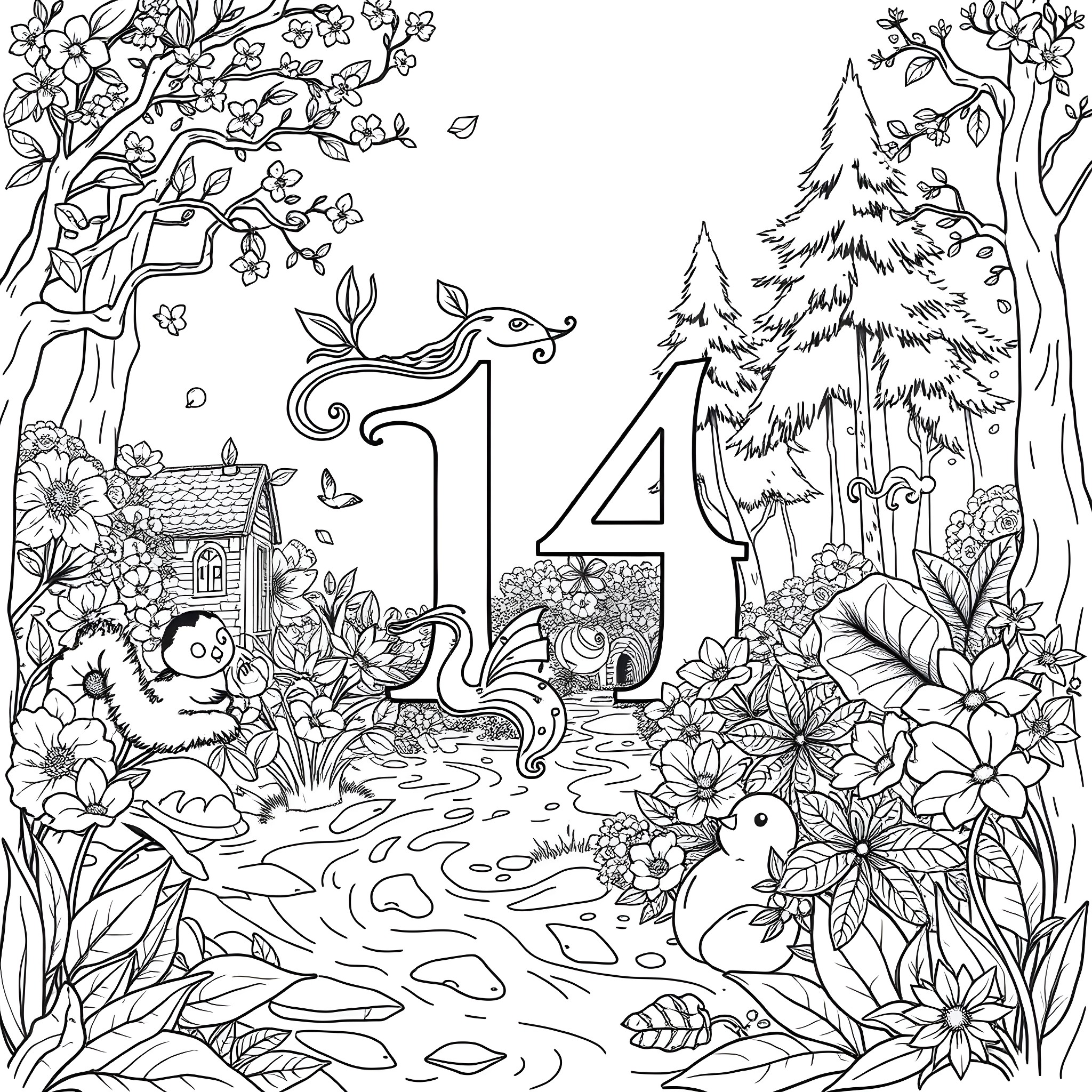 2 Best Number 18 Coloring Pages (Free Printable PDFs)