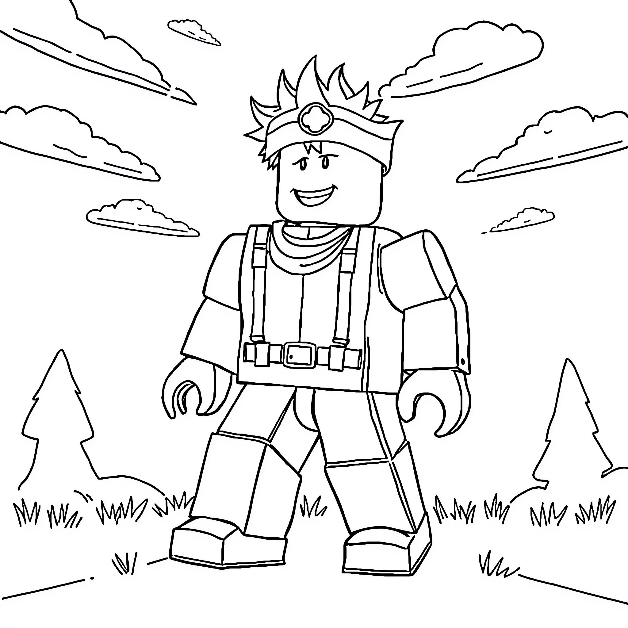 126 Best Roblox Coloring Pages (Free Printable PDFs)