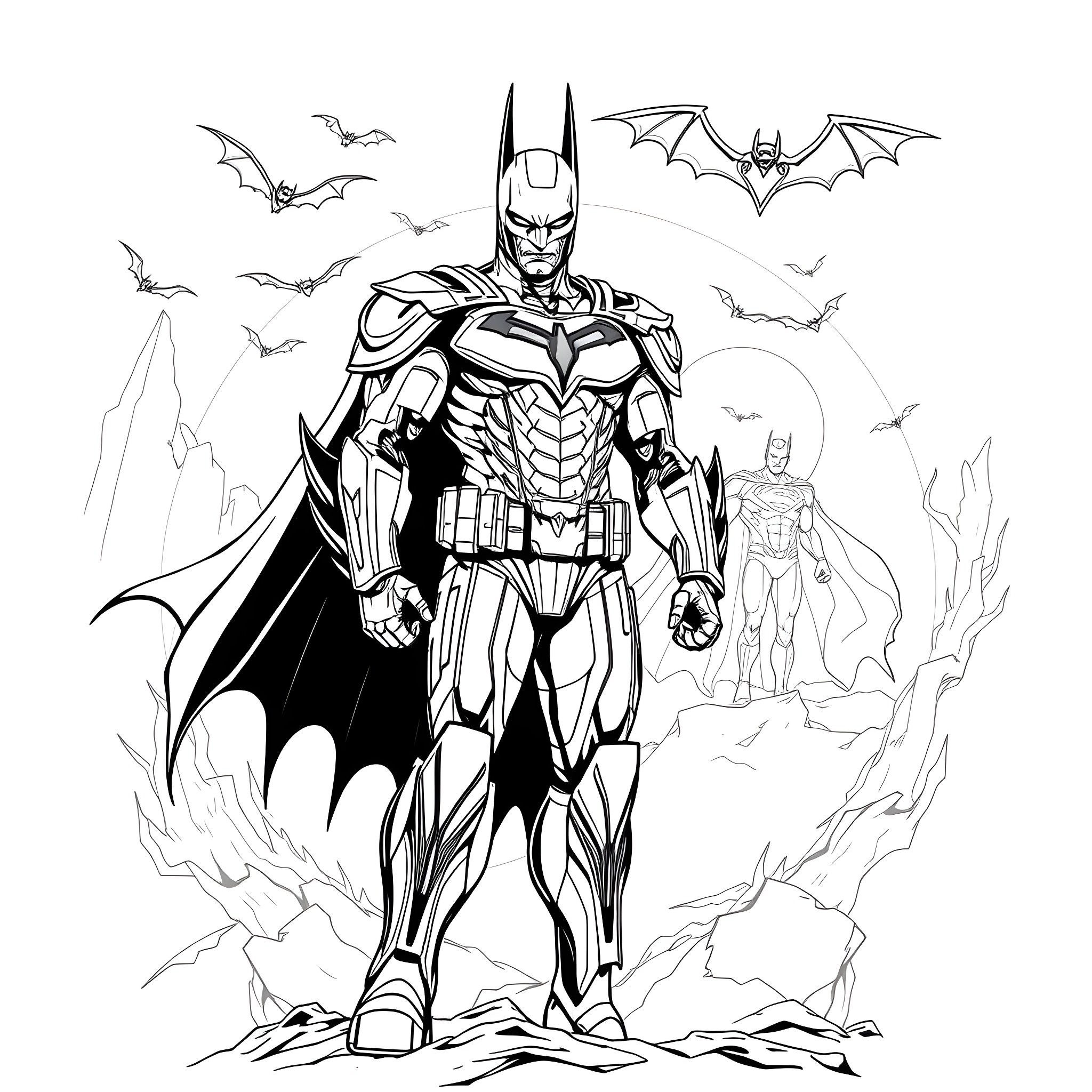 158 Best Batman Coloring Pages (Free Printable PDFs)