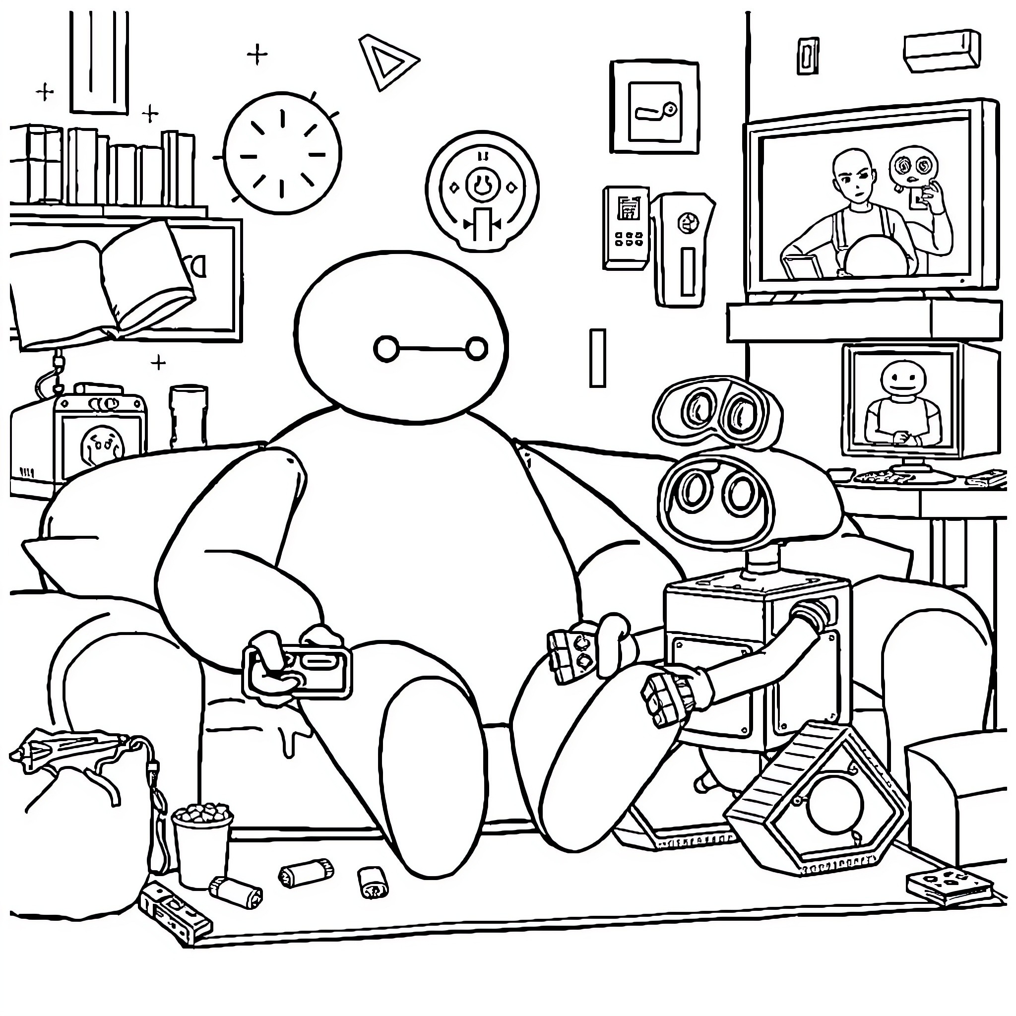 Best Baymax Coloring Pages (Free Printable PDF)