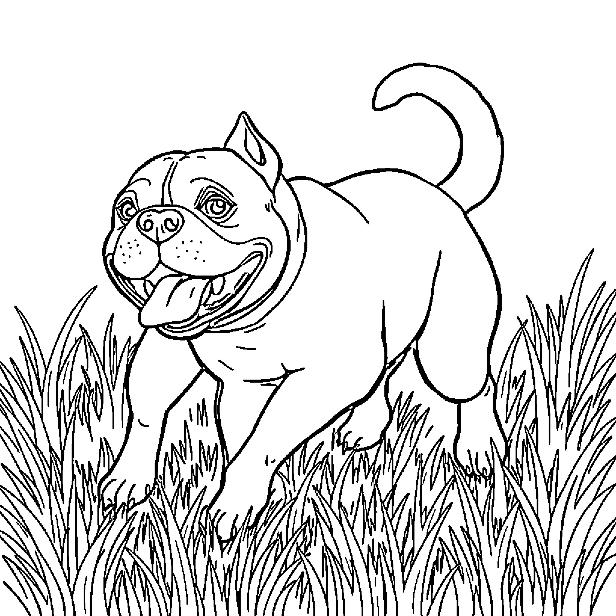 Best American Bully Coloring Pages (Free Printable PDF)