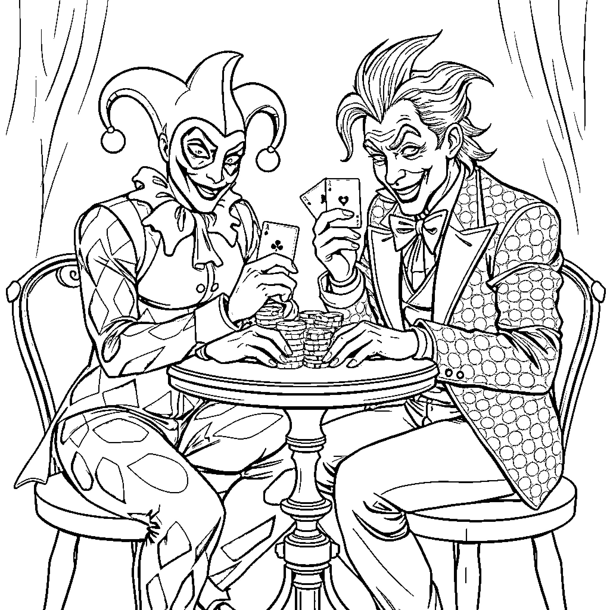 Best Harlequin Coloring Pages (Free Printable PDF)