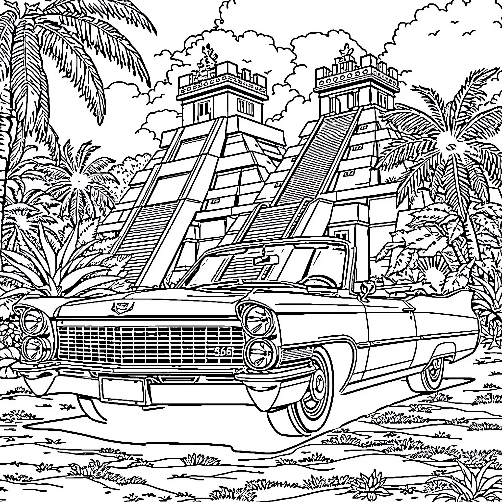 Best Cadillac Coloring Pages (Free Printable PDF)