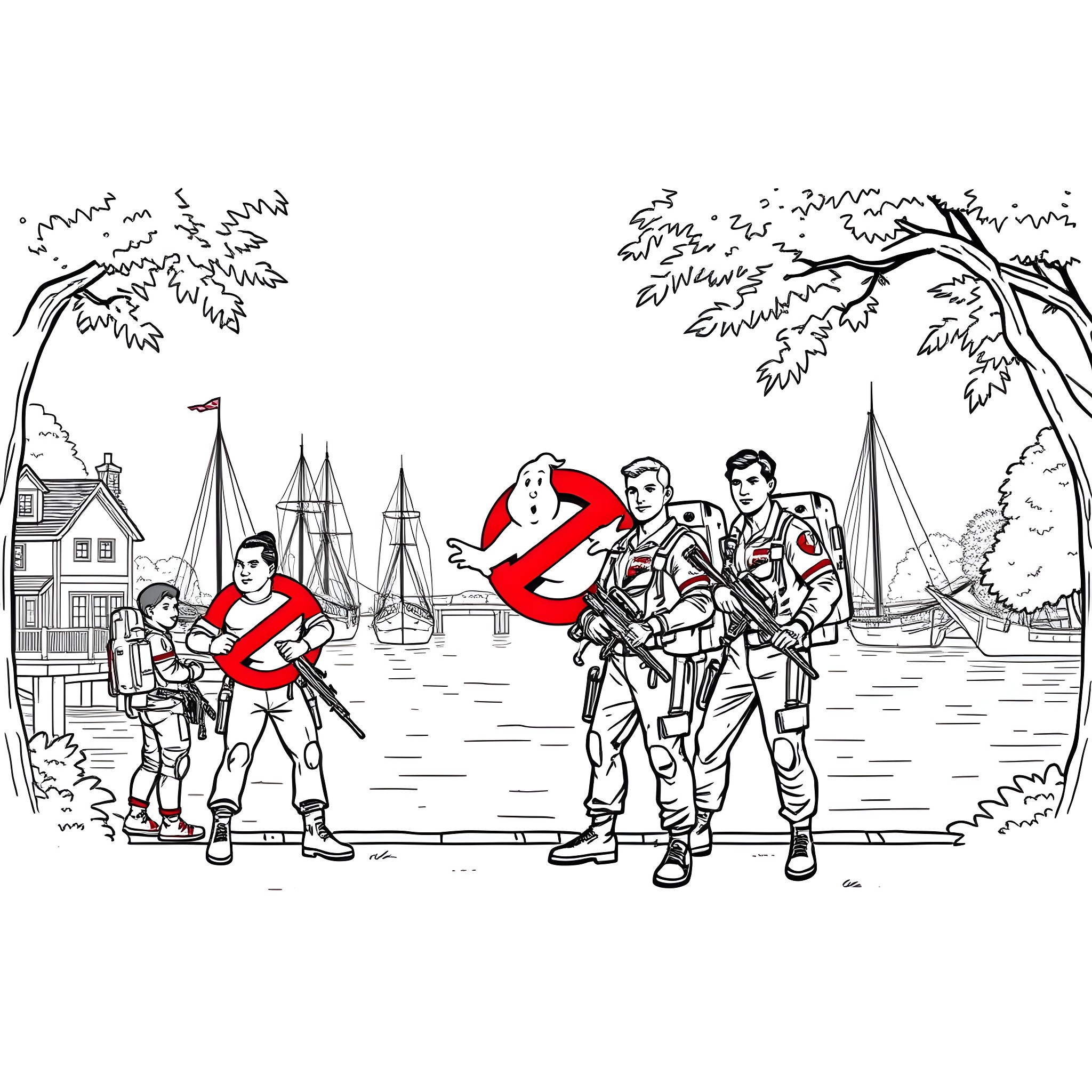 Best Ghostbuster Coloring Pages (Free Printable PDF)