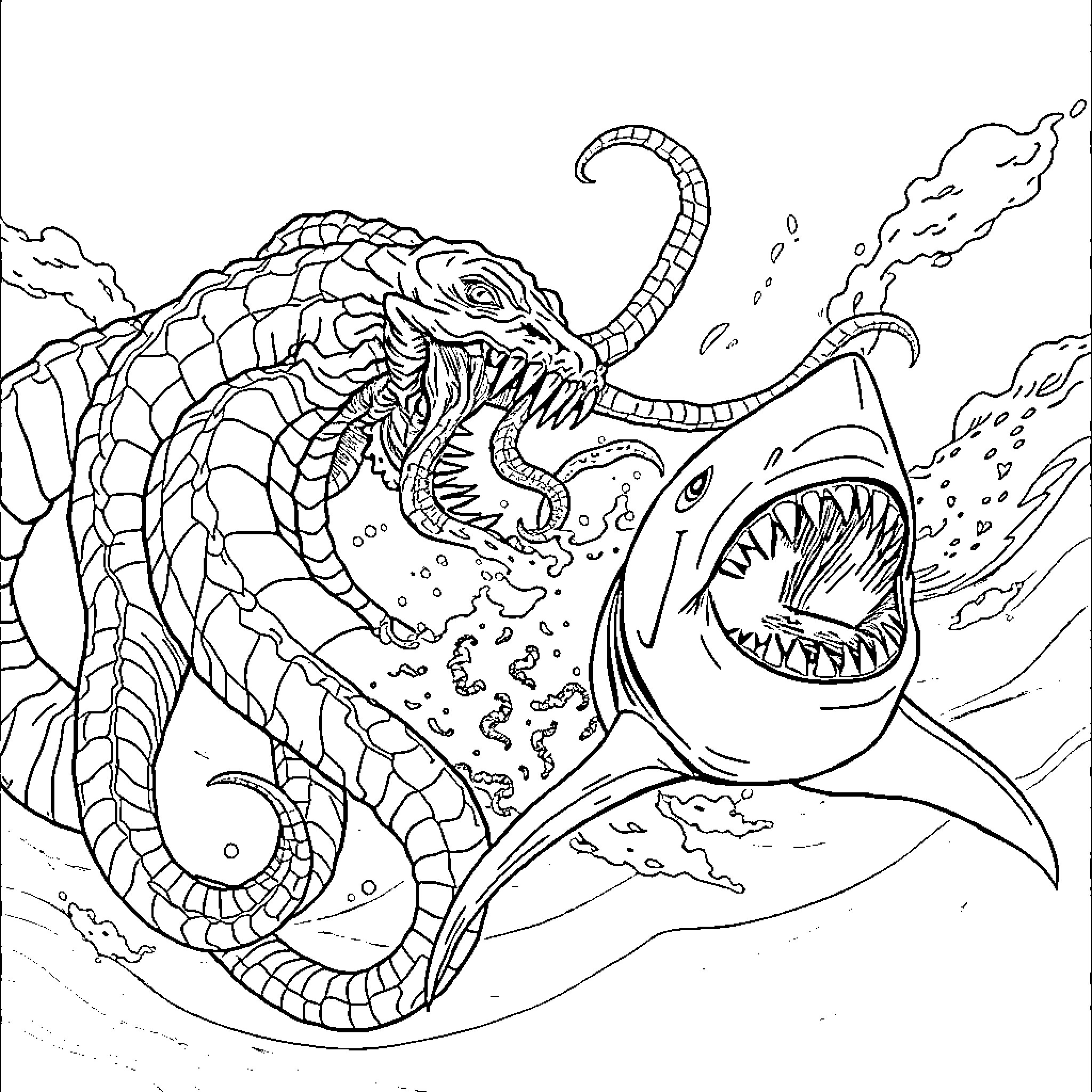 Best Kraken Coloring Pages (Free Printable PDF)