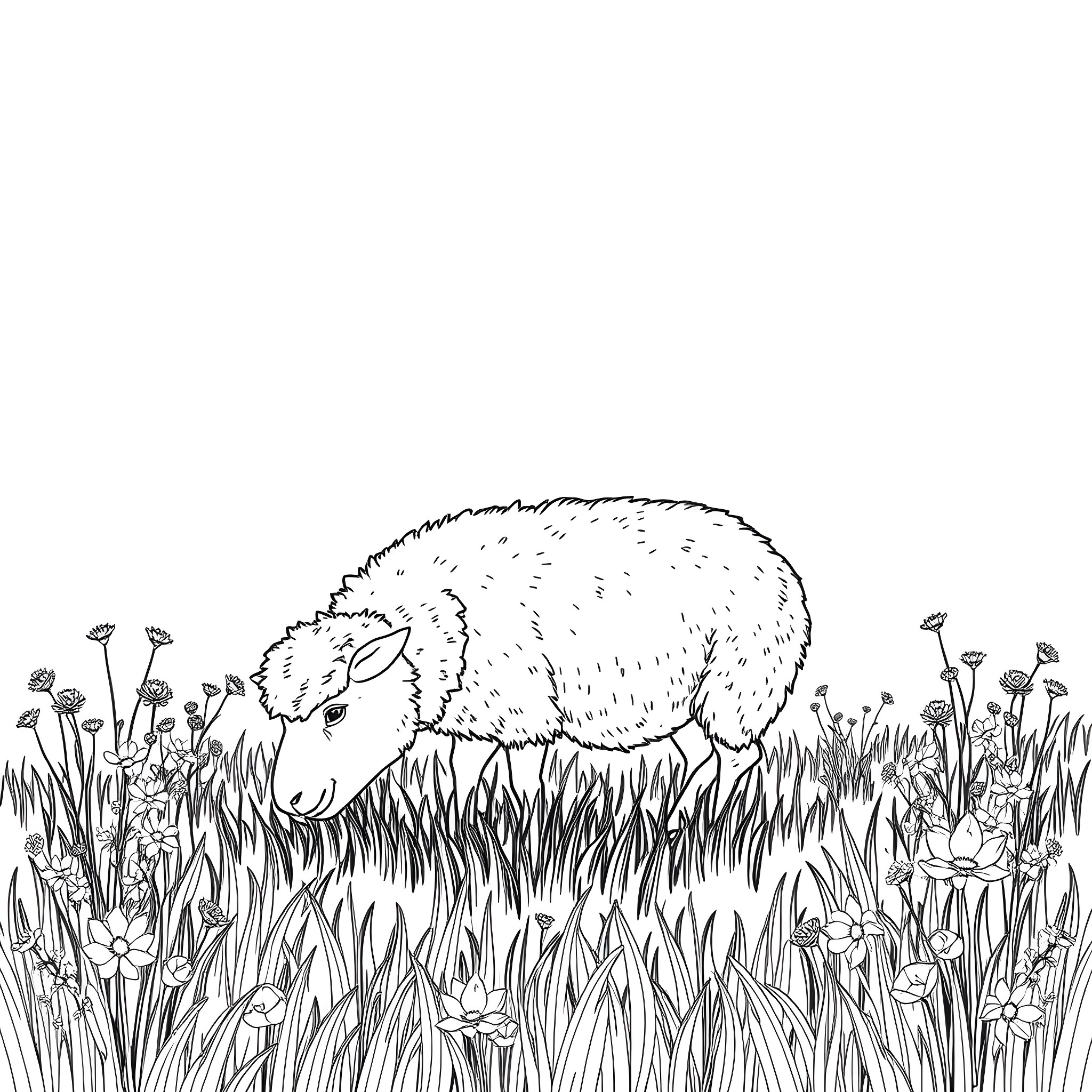 Best Sheep Coloring Pages (Free Printable PDF)