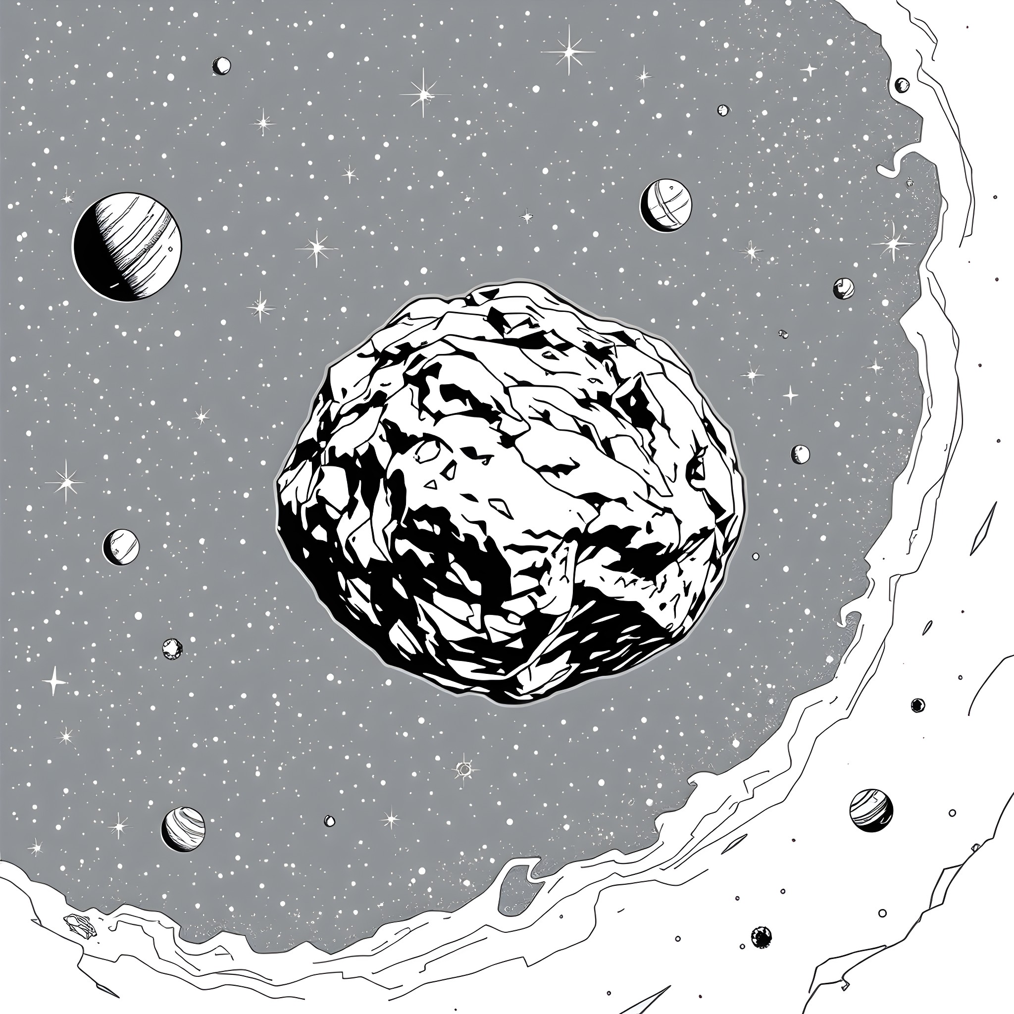 Best Asteroid Coloring Pages (Free Printable PDF)
