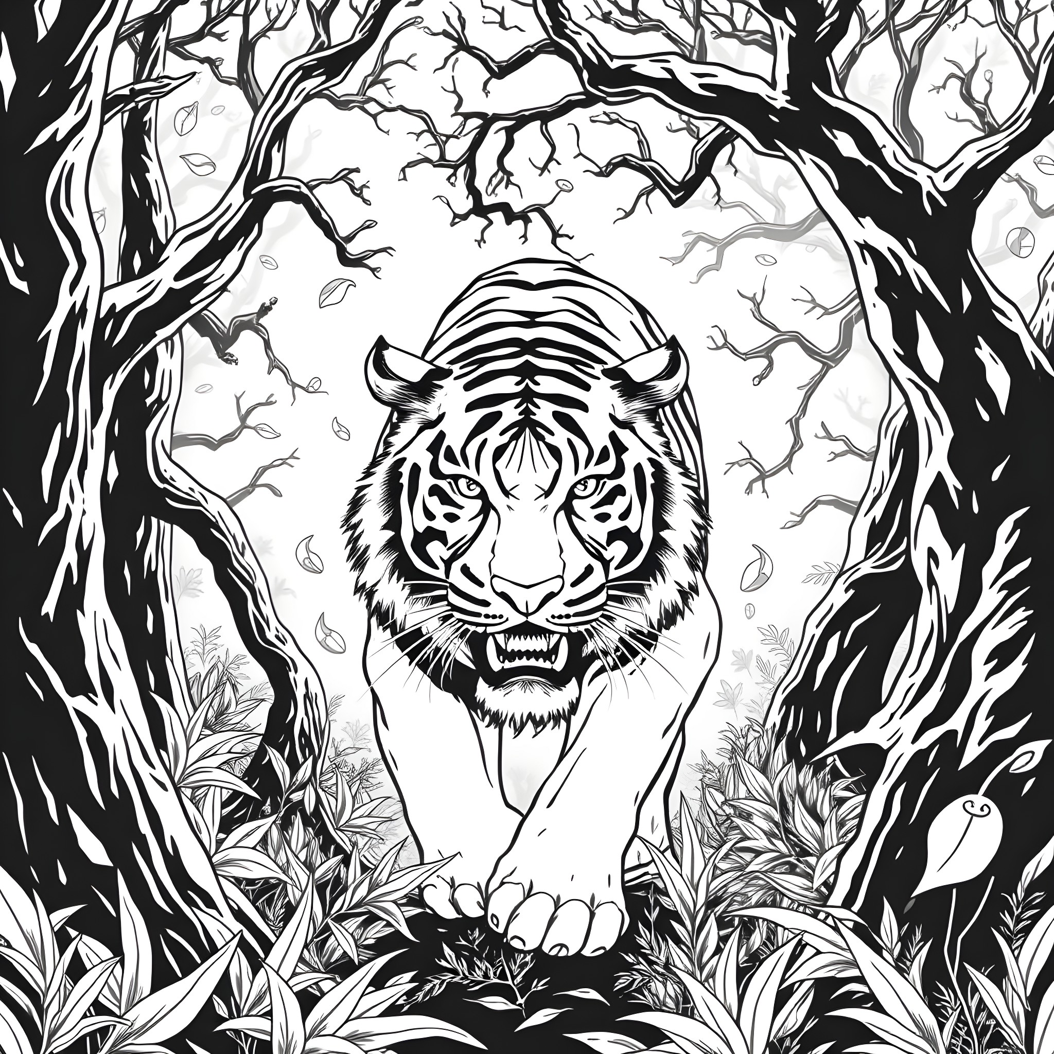 1 Best Tyger Coloring Pages (Free Printable PDFs)