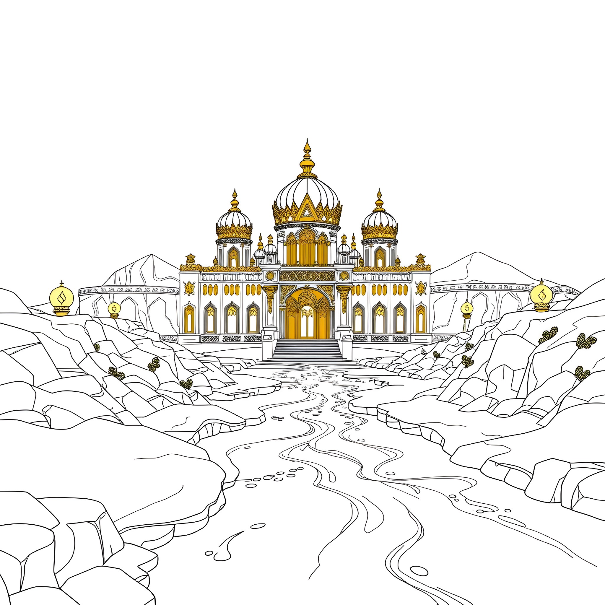 22 Best Palace Coloring Pages (Free Printable PDFs)