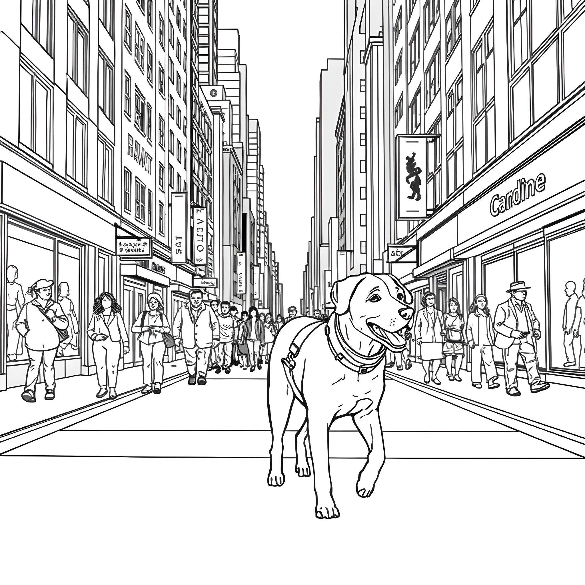 Best Guide Dog Coloring Pages (Free Printable PDF)