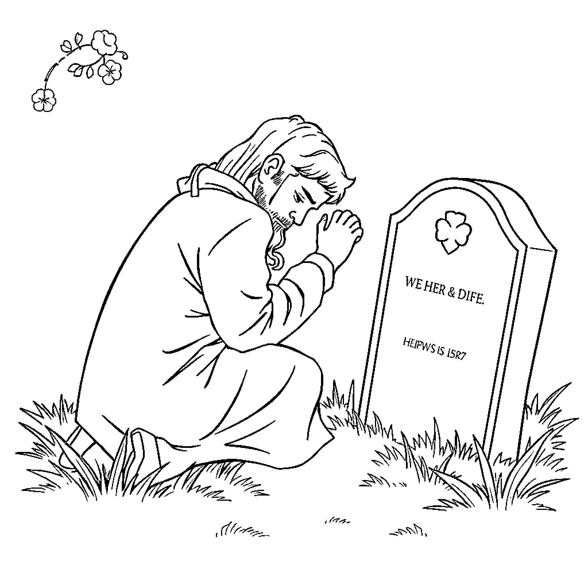Best Grave Coloring Pages (Free Printable PDF)