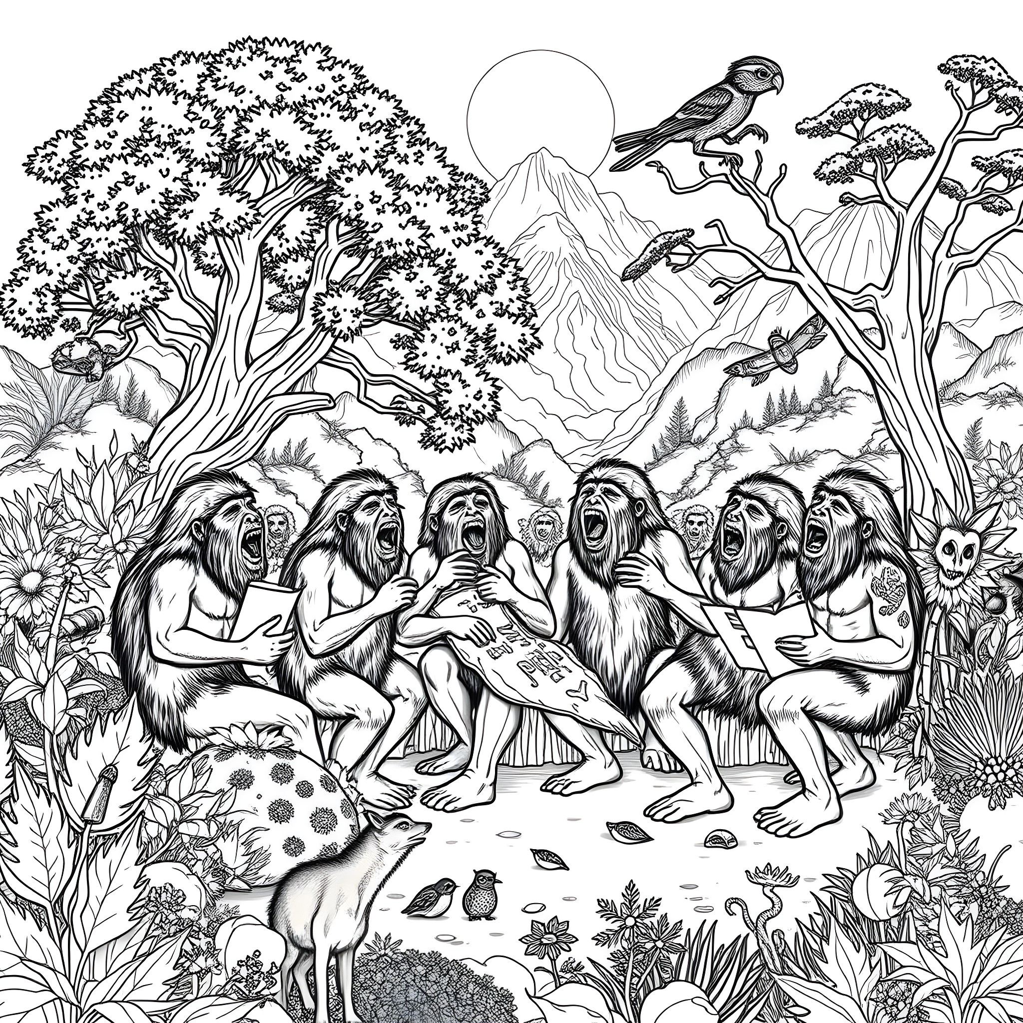 Best Neanderthal Coloring Pages (Free Printable PDF)