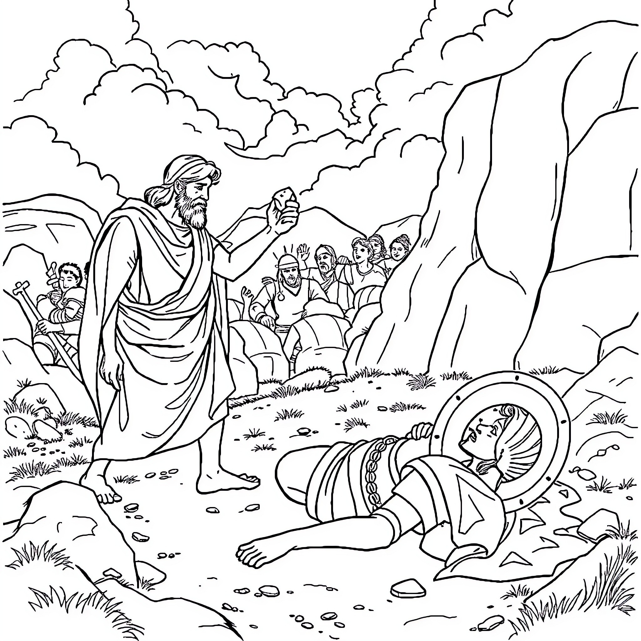 Best David Coloring Pages (Free Printable PDF)