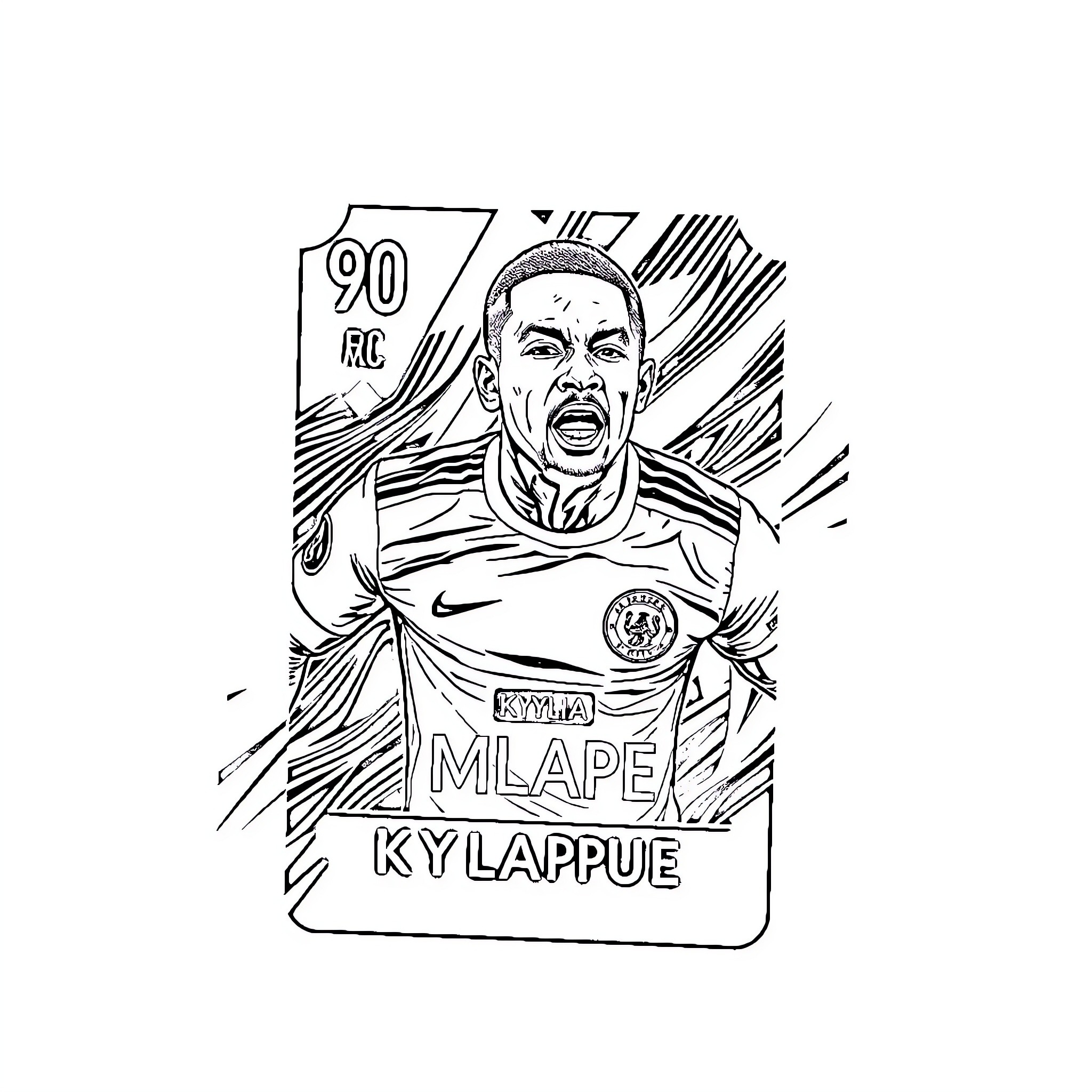 Best Mbappe Coloring Pages (Free Printable PDF)