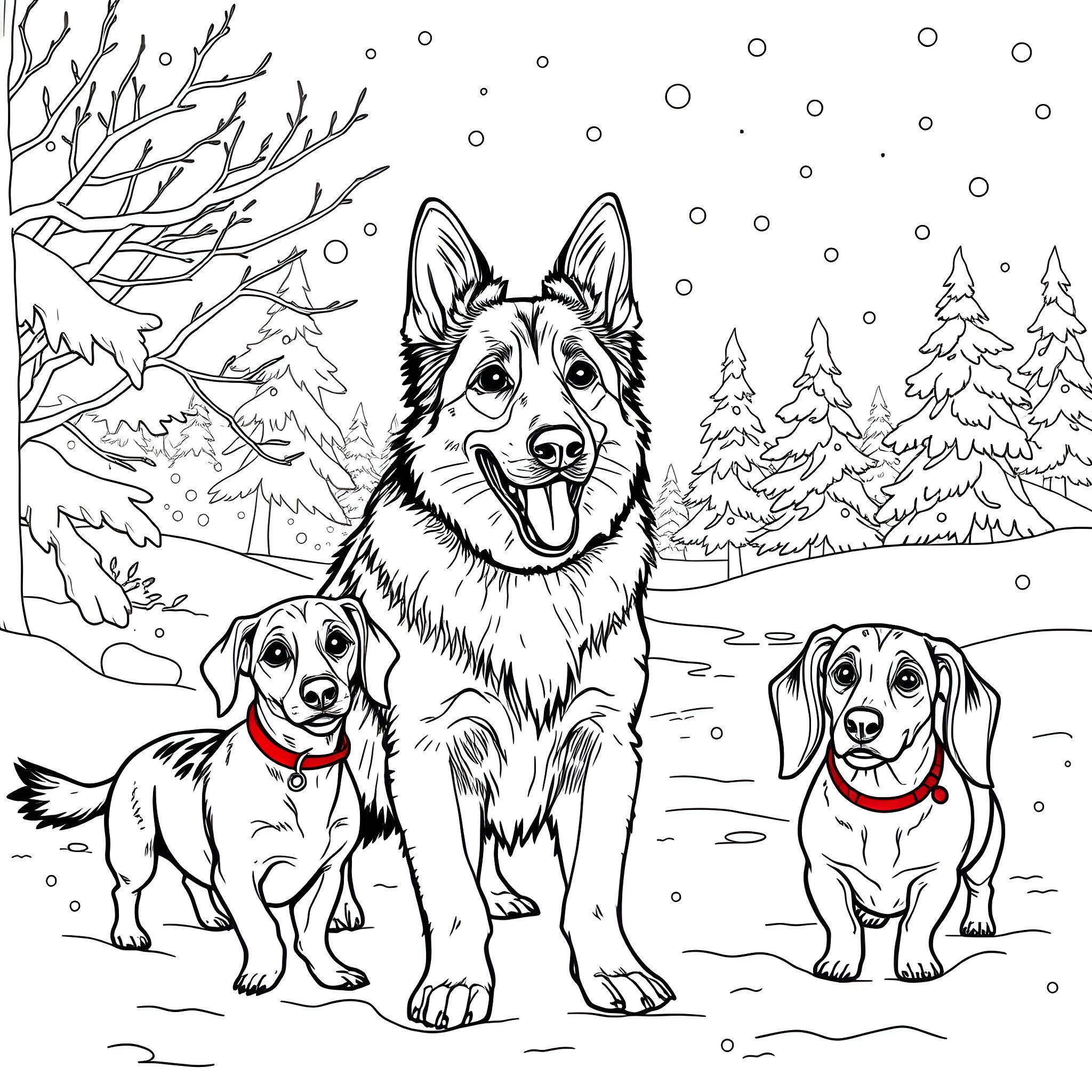 12 Best German Shepherd Coloring Pages (Free Printable PDFs)