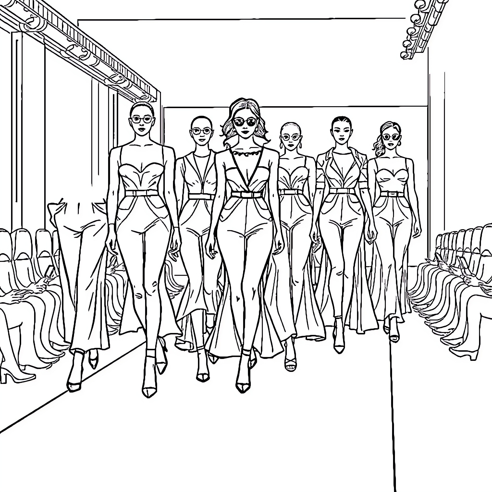 Best Fashion Coloring Pages (Free Printable PDF)