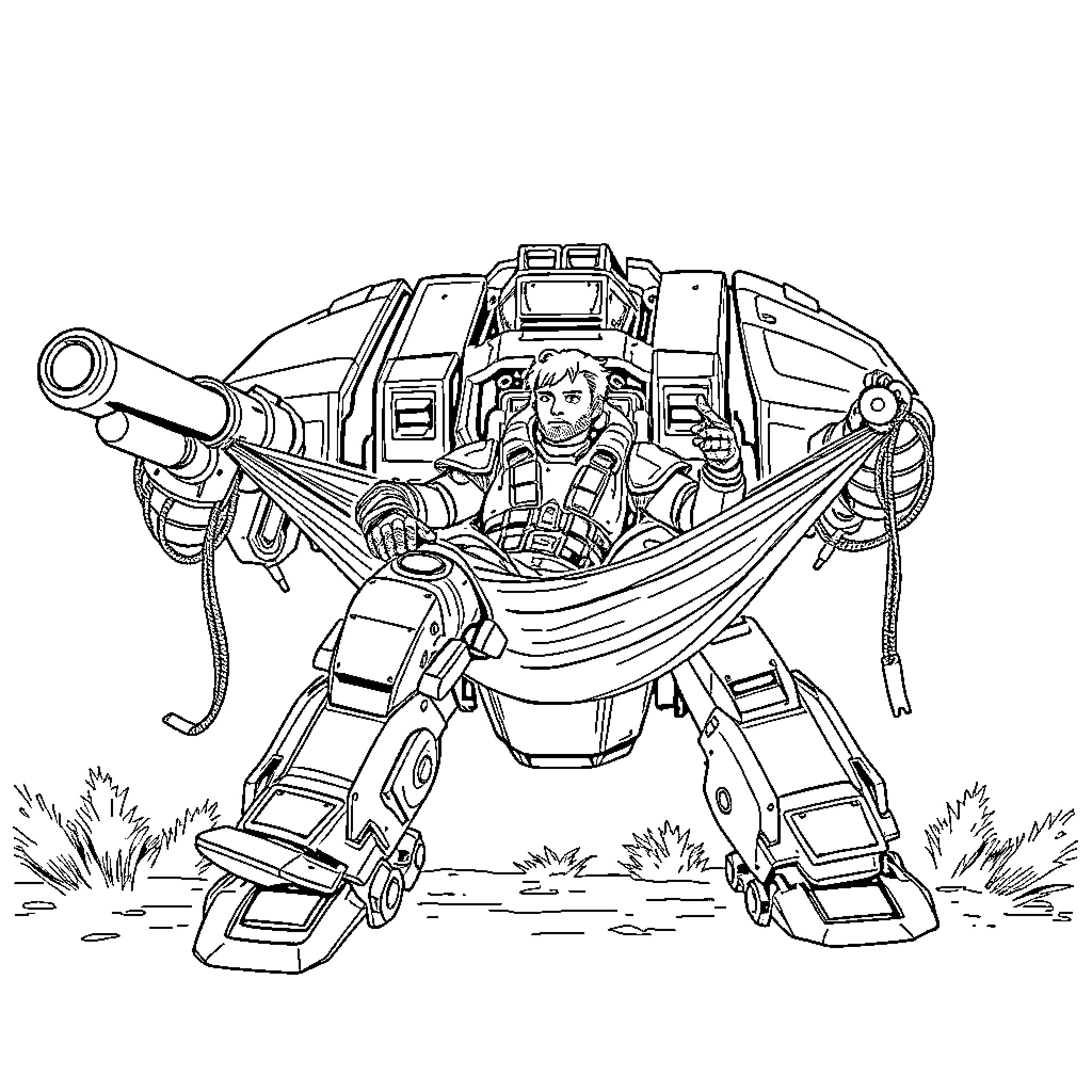 Best Mechwarrior Coloring Pages (Free Printable PDF)