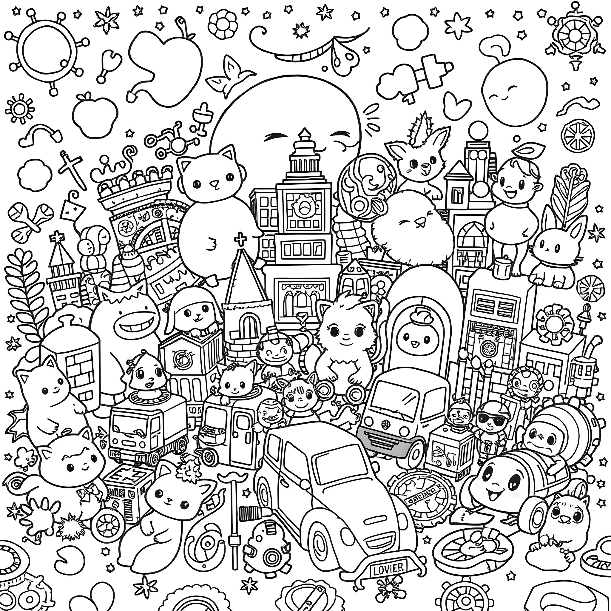 Best Toy Coloring Pages (Free Printable PDF)