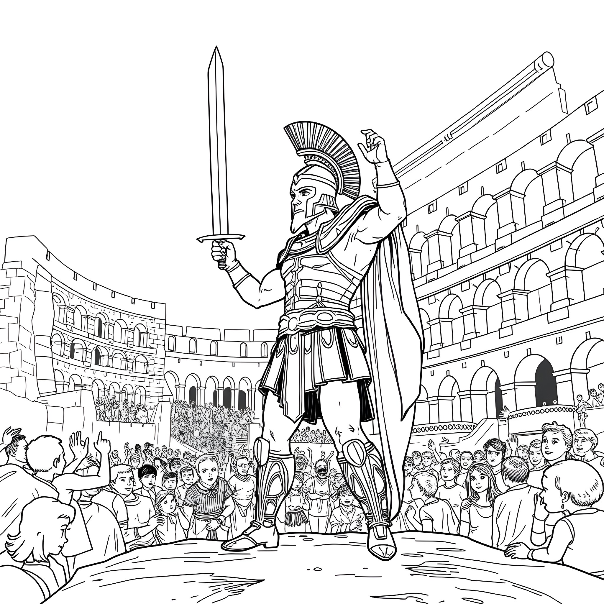 Best Gladiator Coloring Pages (Free Printable PDF)