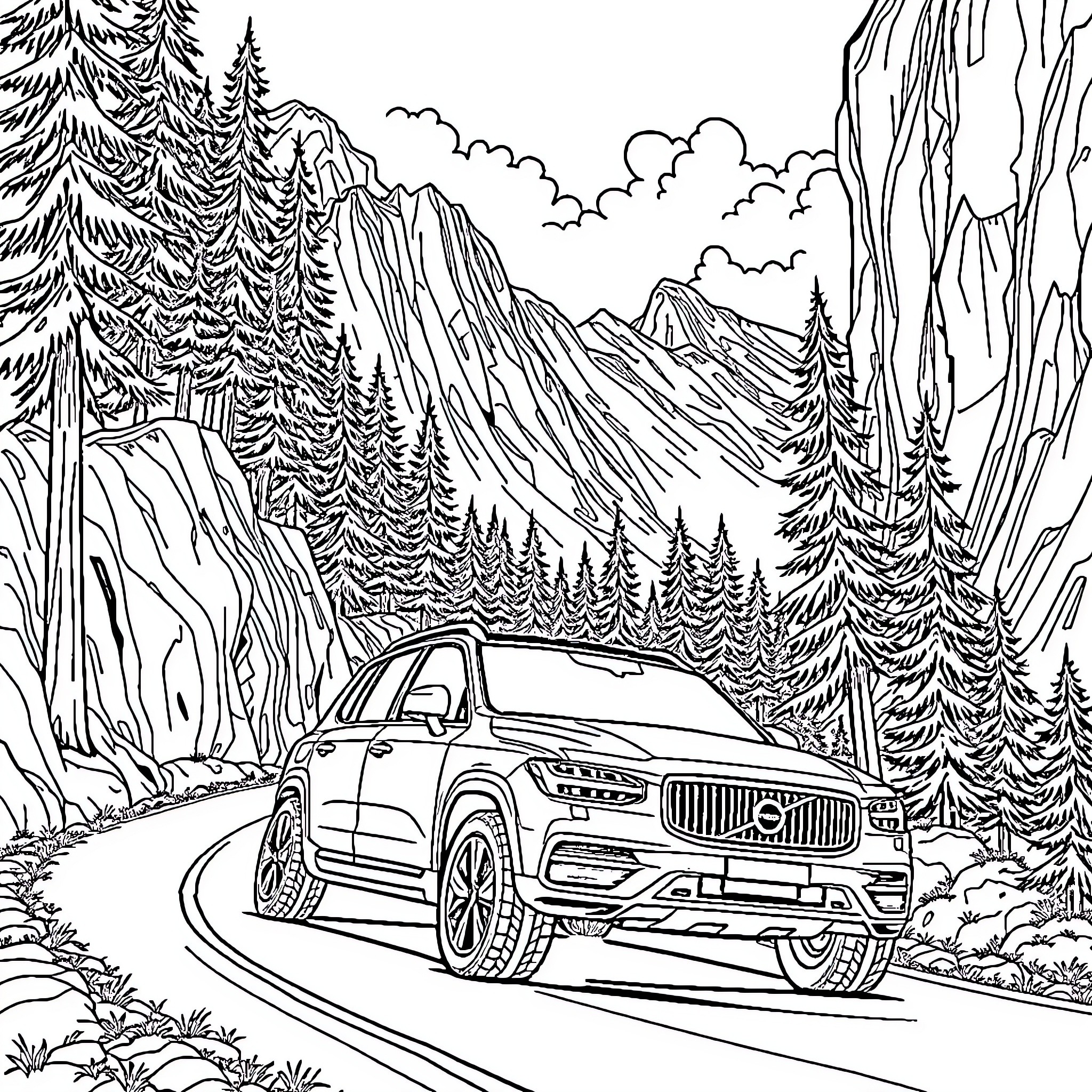 Best Volvo Coloring Pages (Free Printable PDF)