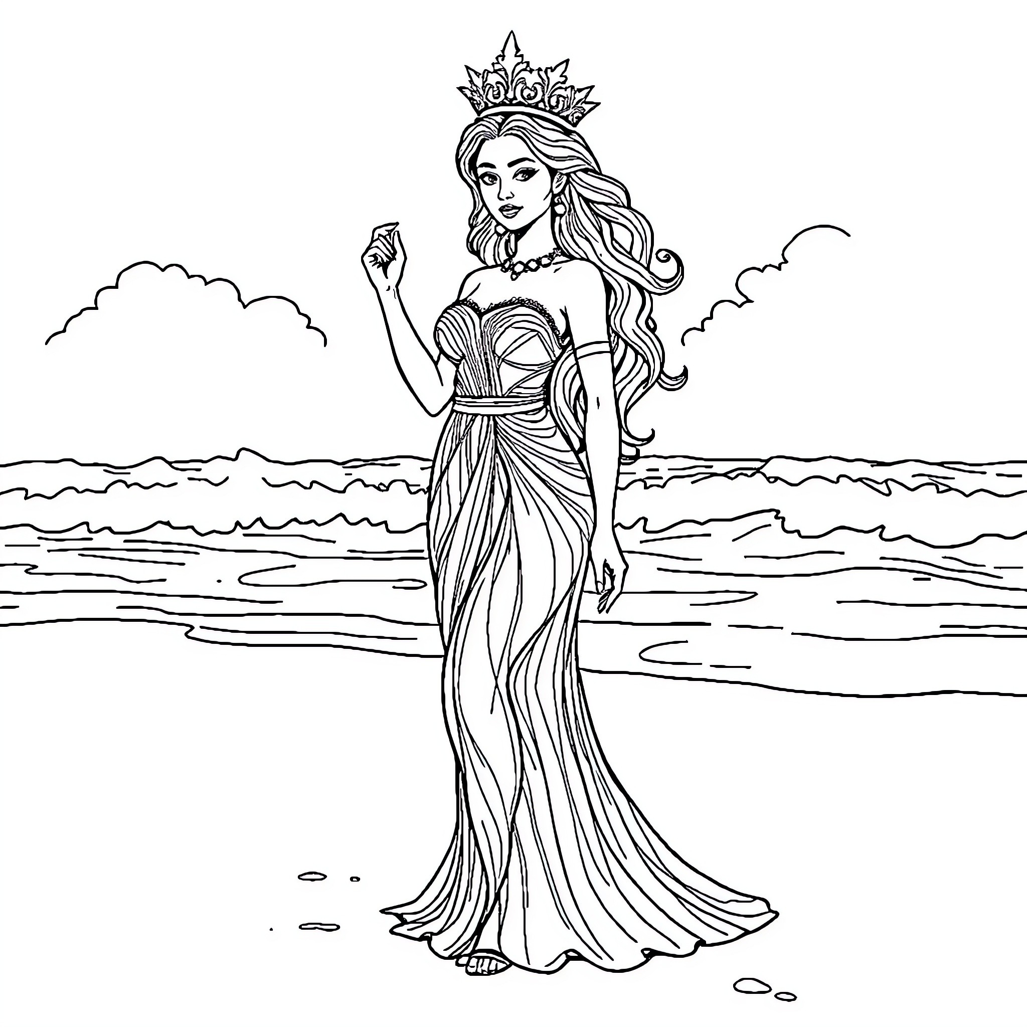 Best Goddess Coloring Pages (Free Printable PDF)