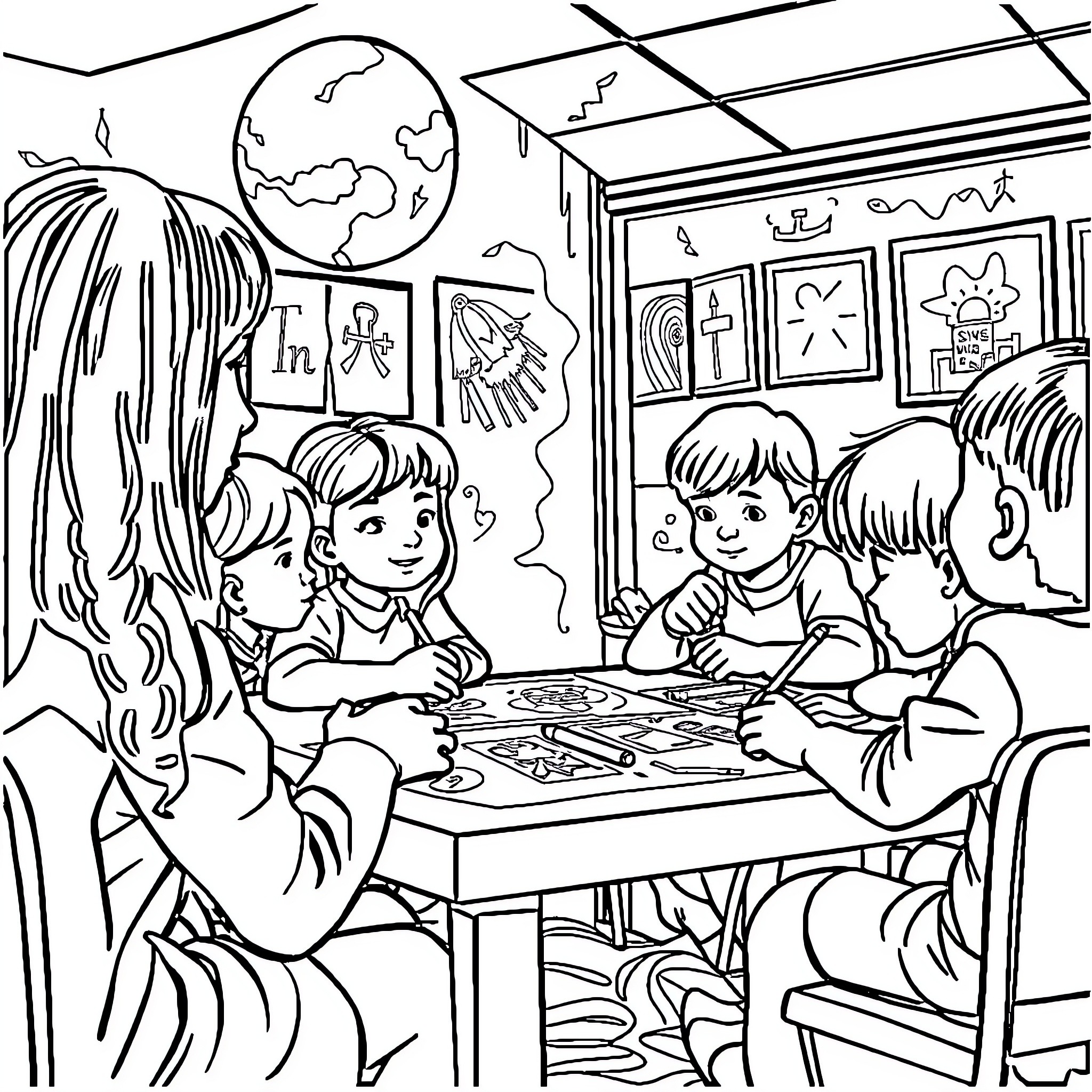 1 Best Deaf Kids Coloring Pages (Free Printable PDFs)