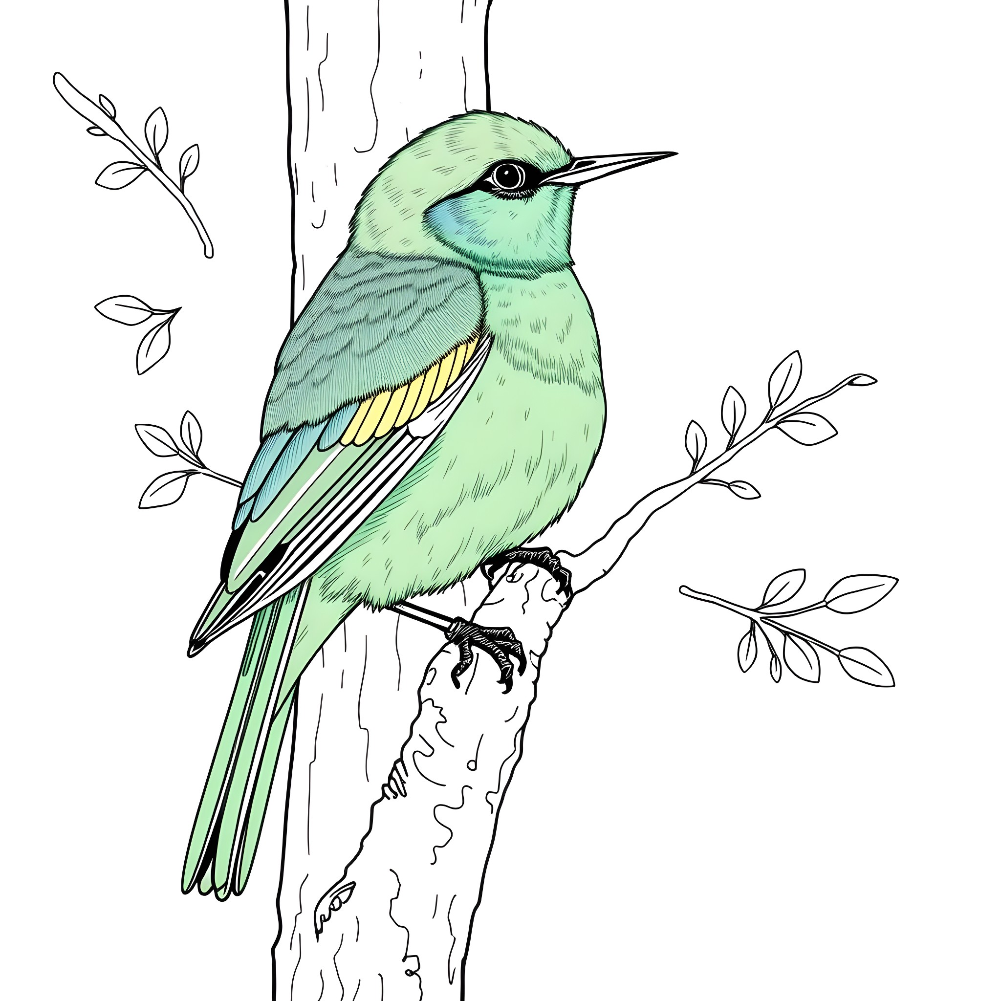 46 Best Bird Coloring Pages (Free Printable PDFs)