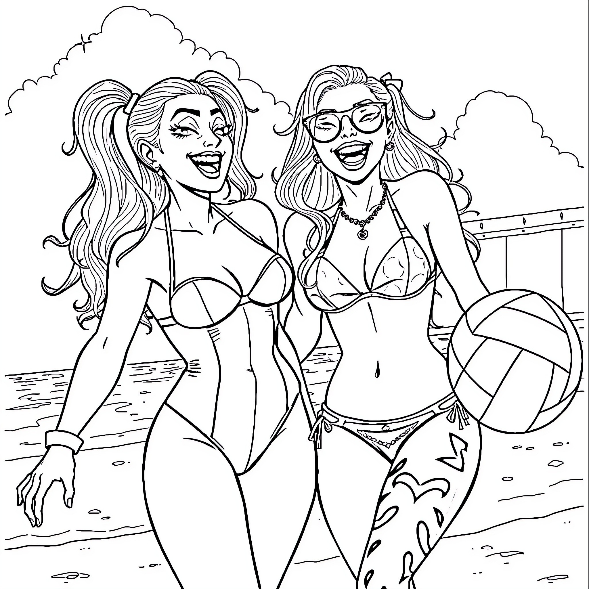 161 Best Harley Quinn Coloring Pages (Free Printable PDFs)