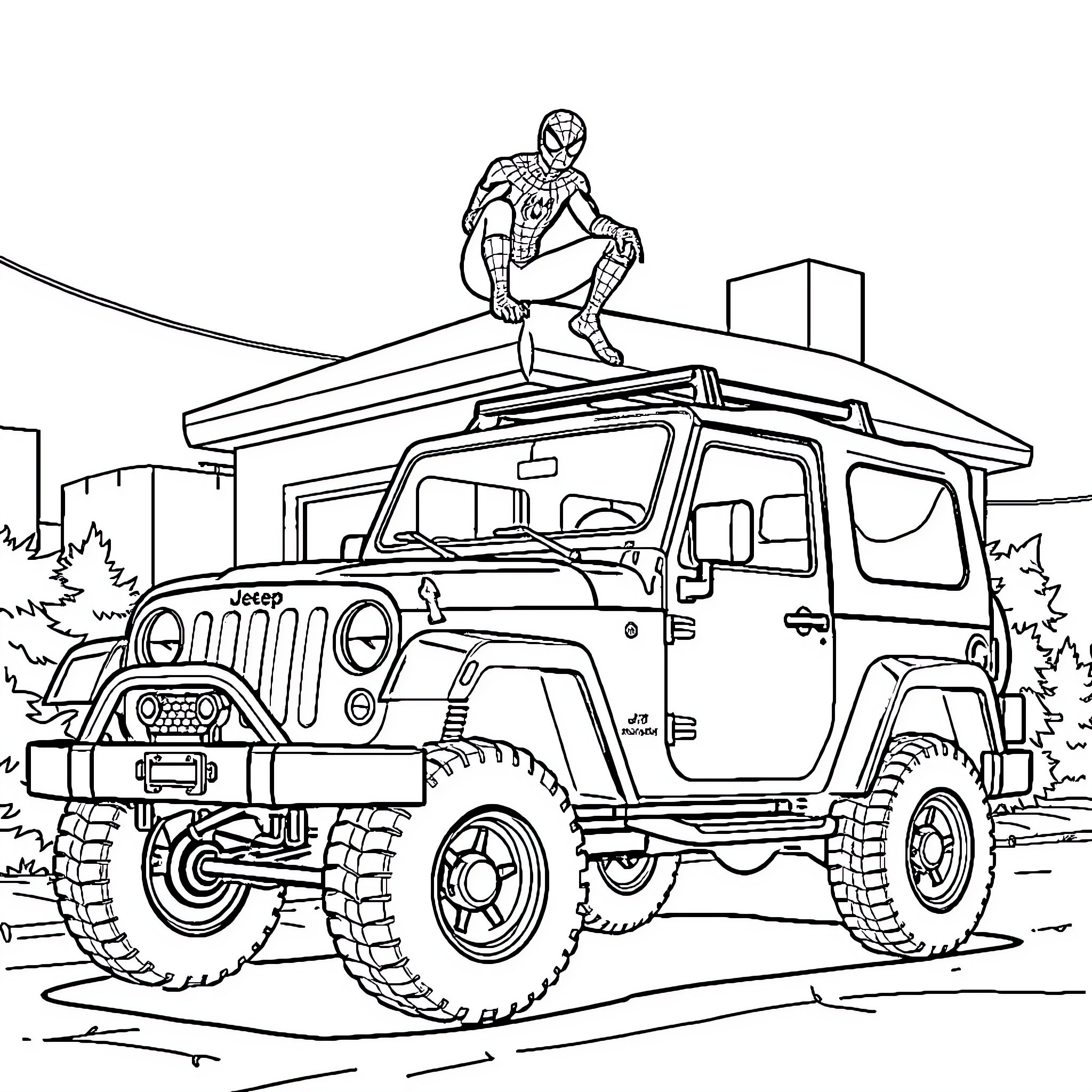 Best Jeep Coloring Pages (Free Printable PDF)