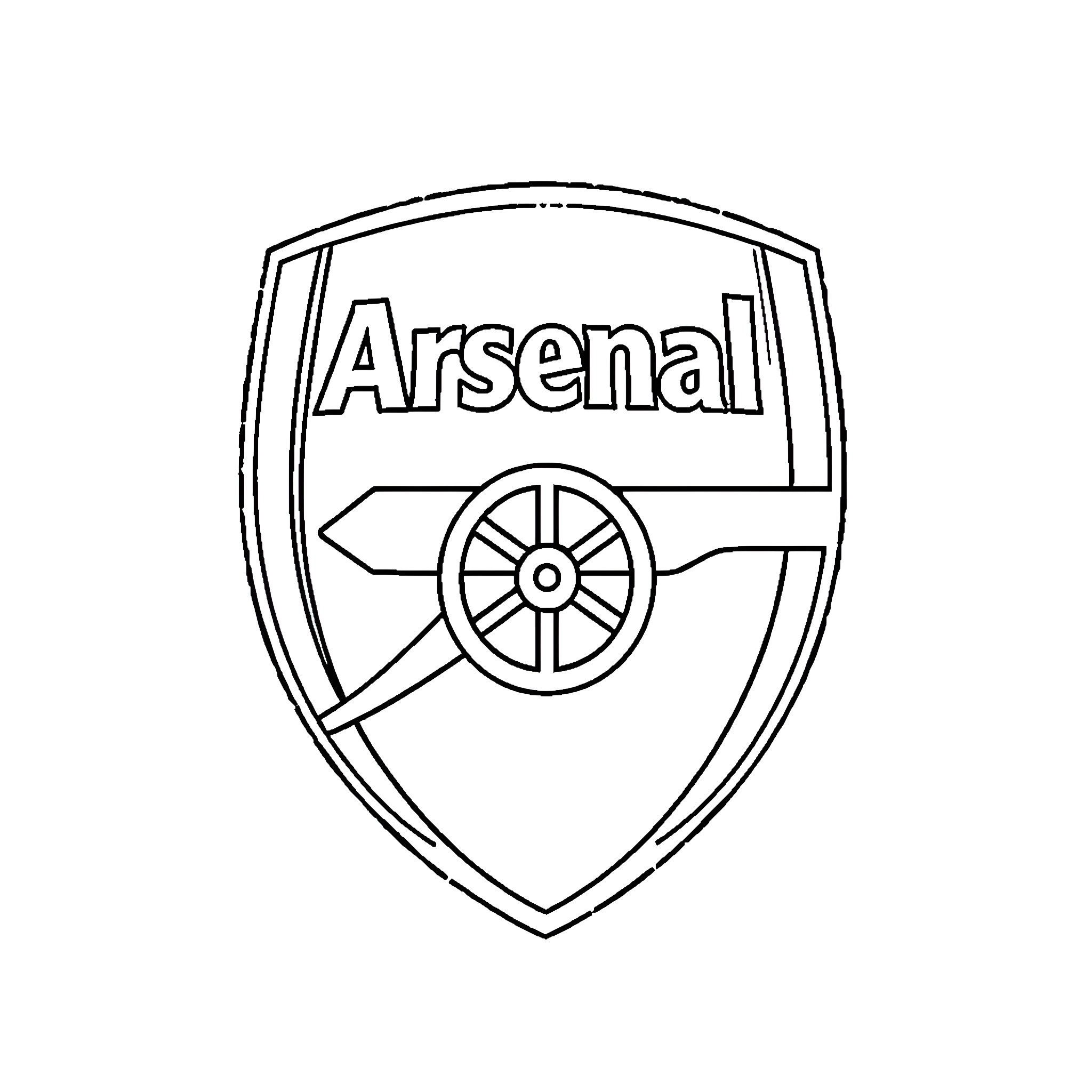 1 Best Arsenal Logo Coloring Pages (Free Printable PDFs)
