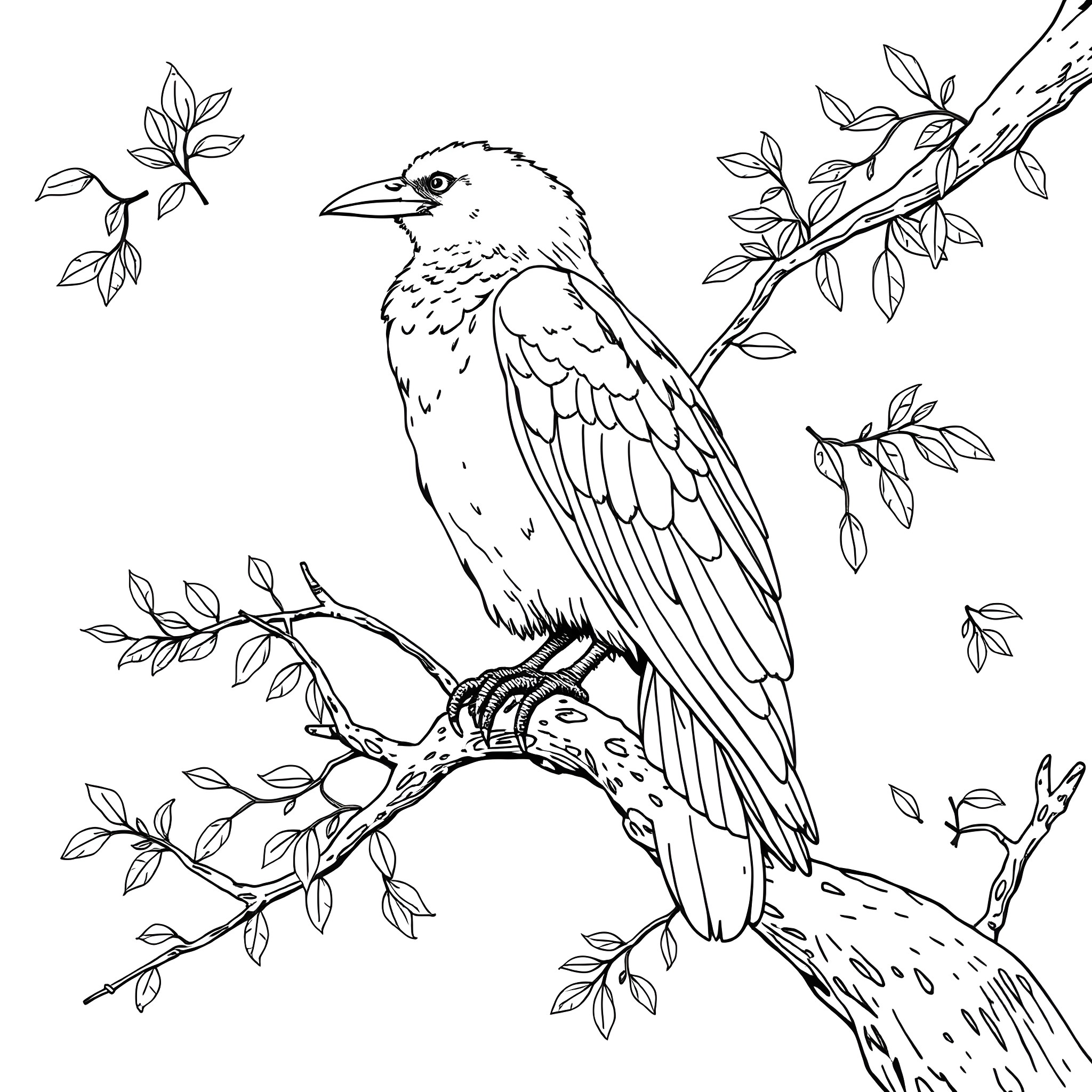 Best Crow Coloring Pages (Free Printable PDF)