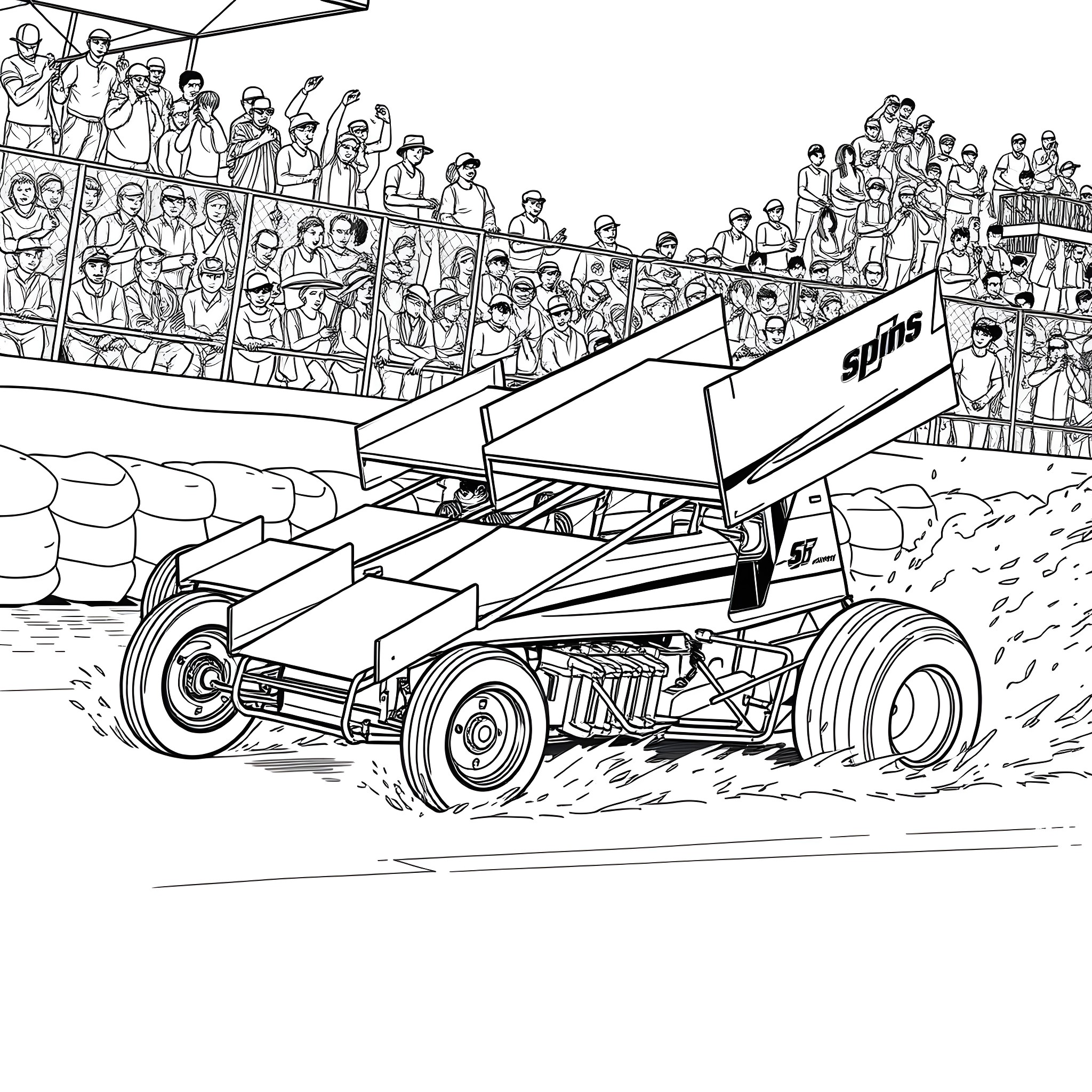 Best Sprint Car Coloring Pages (Free Printable PDF)