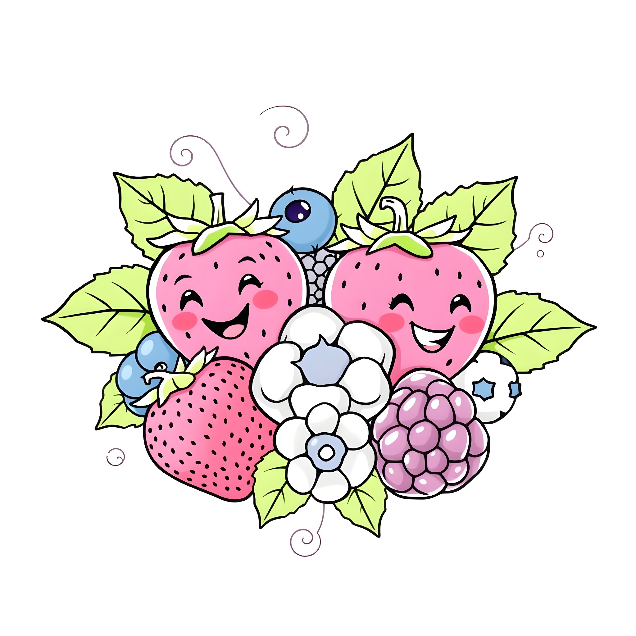 5 Best Berry Coloring Pages (Free Printable PDFs)