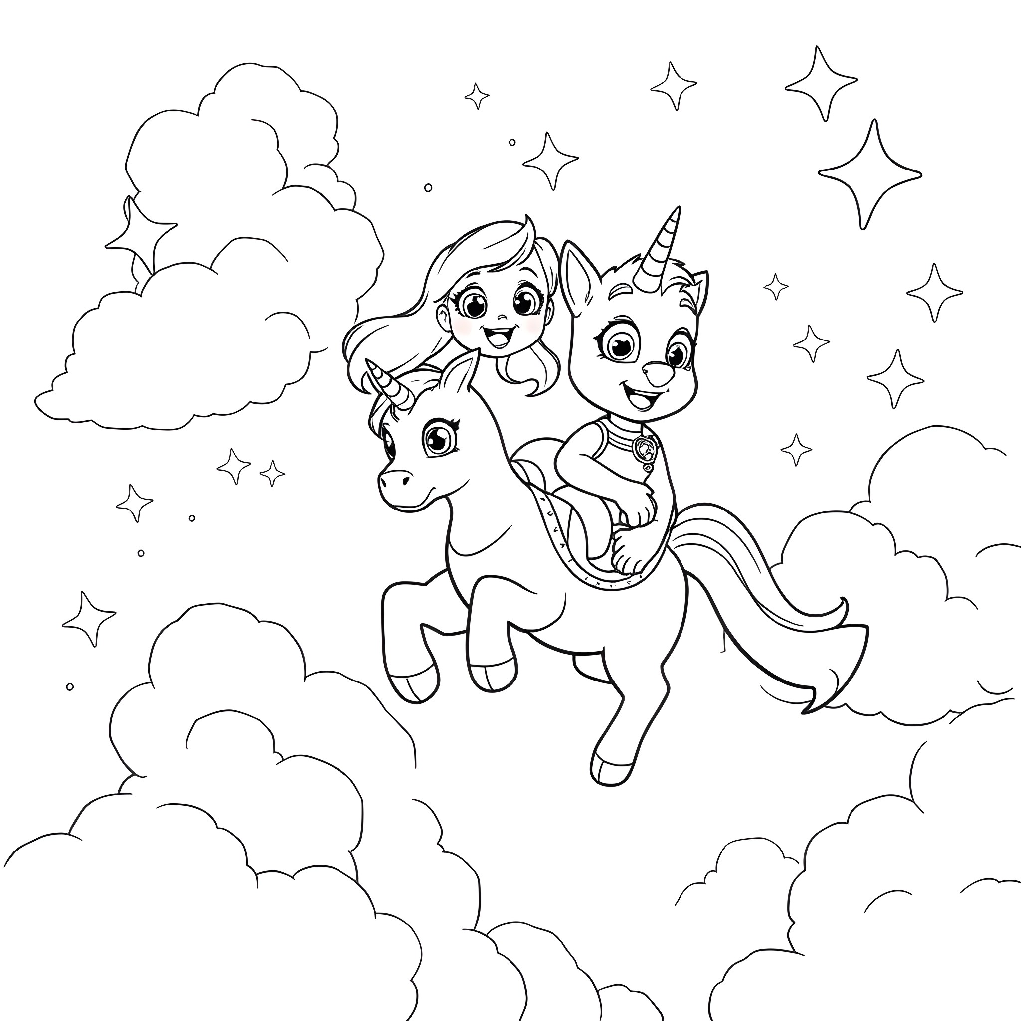 24 Best Sky Coloring Pages (Free Printable PDFs)