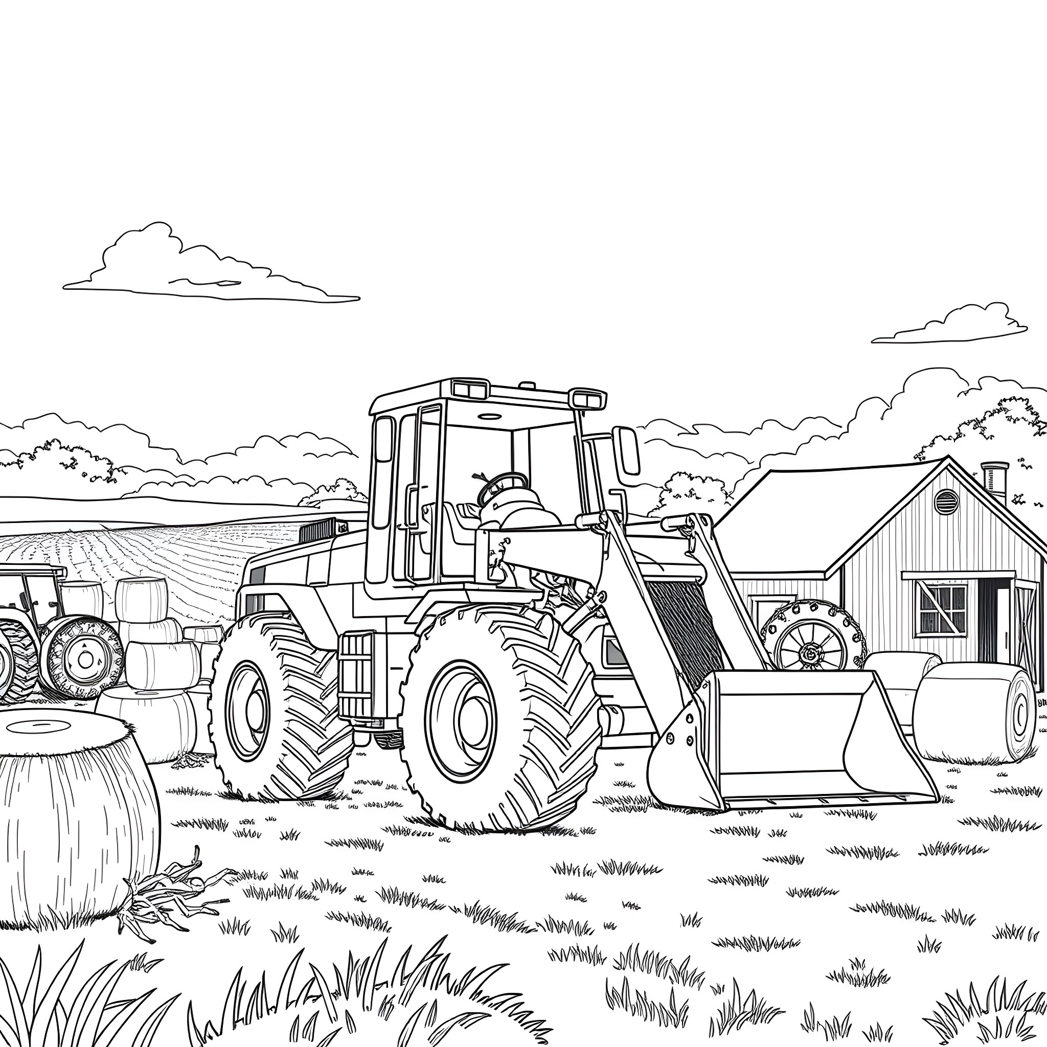 18 Best Loader Coloring Pages (Free Printable PDFs)