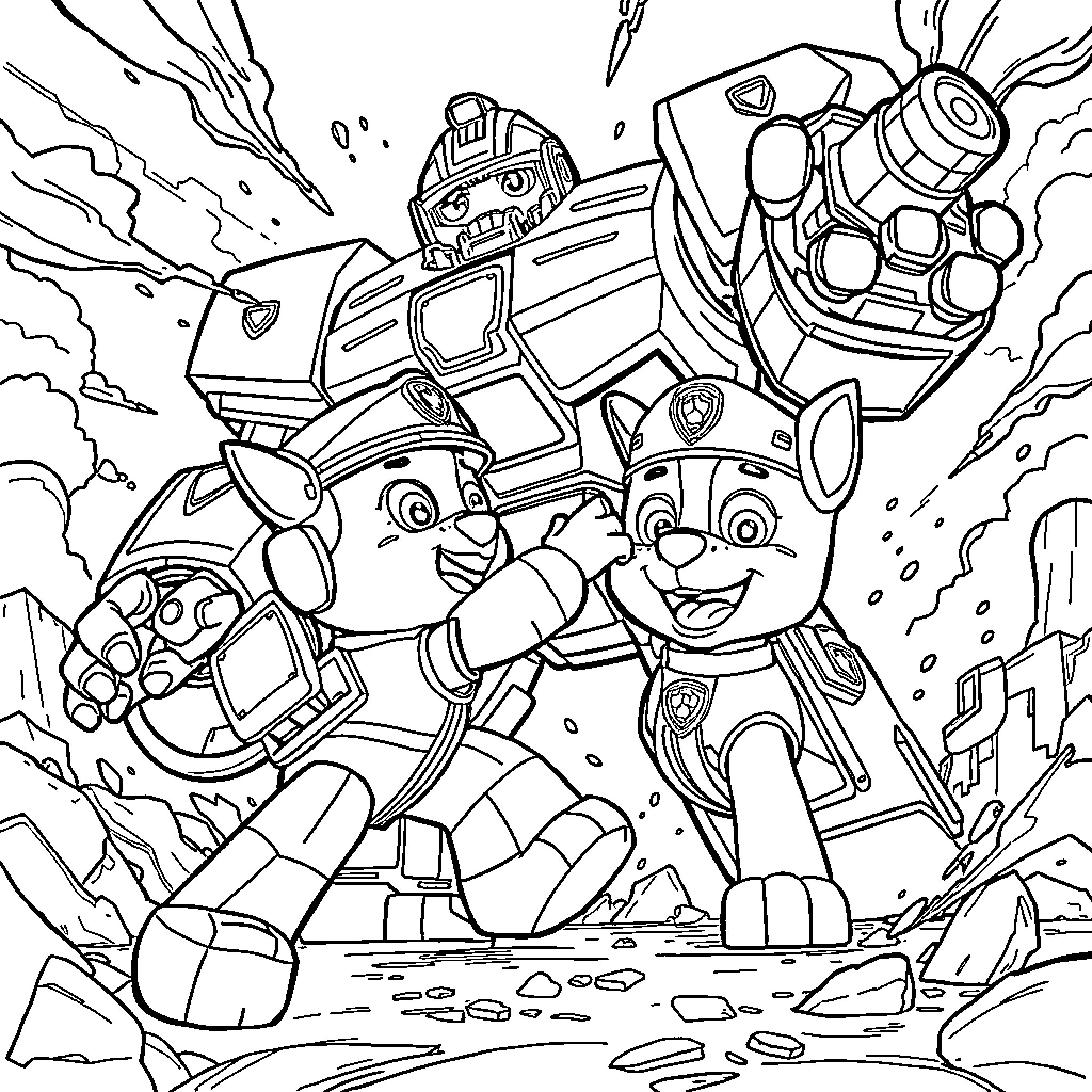Best Rubble Coloring Pages (Free Printable PDF)