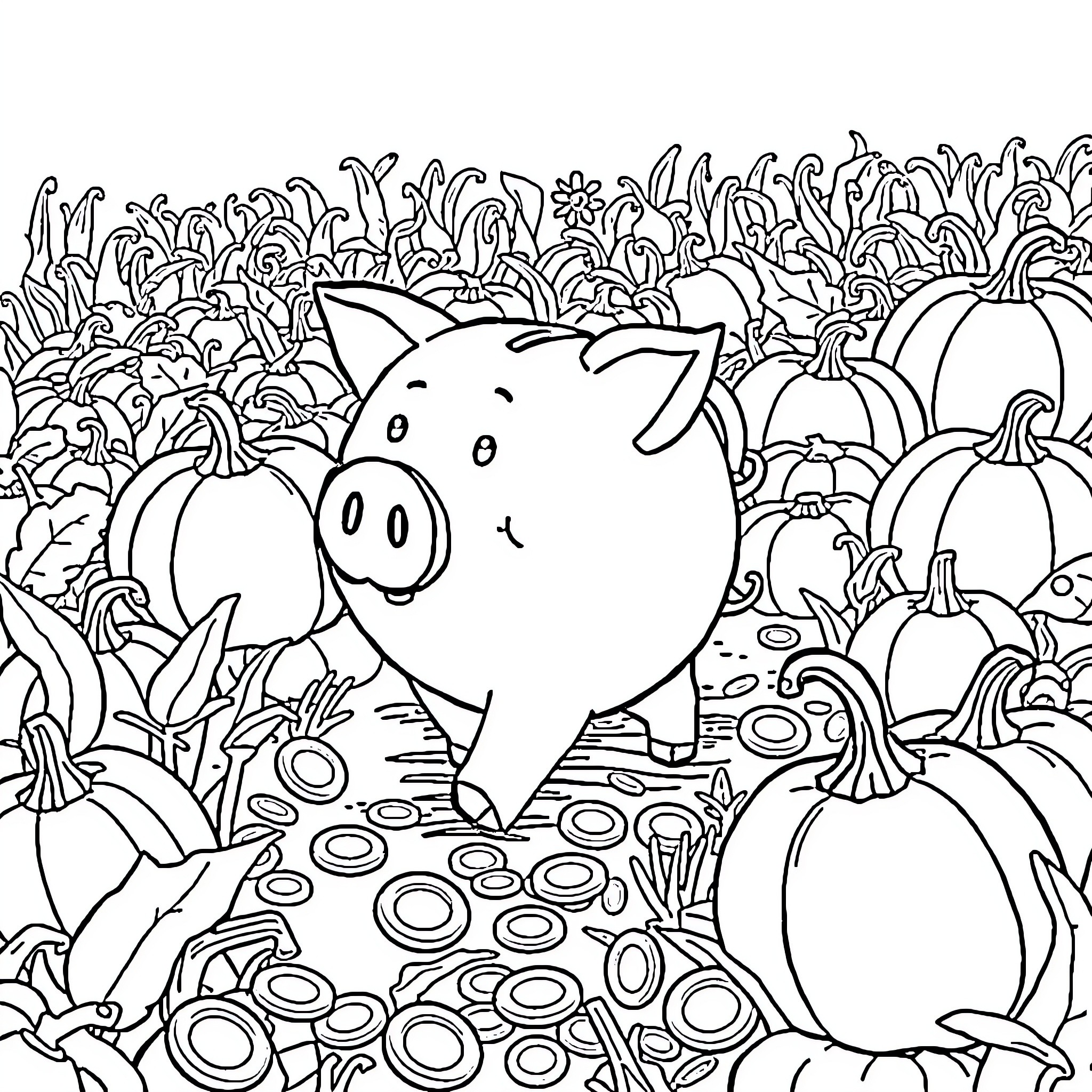 Best Piggy Bank Coloring Pages (Free Printable PDF)