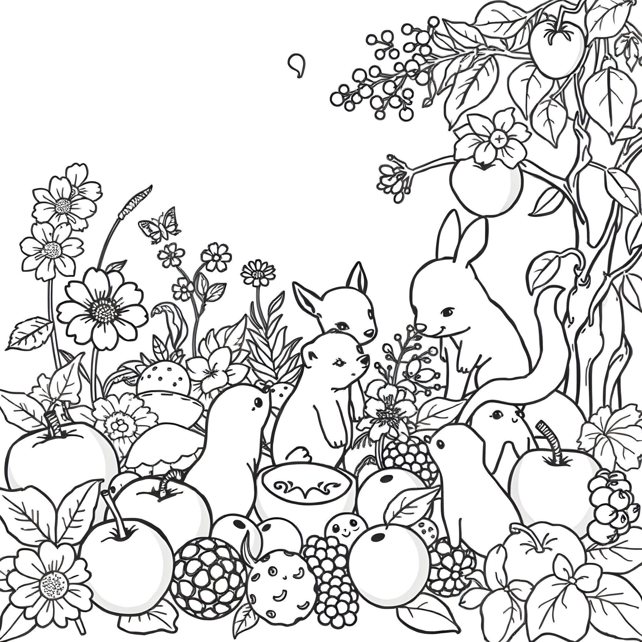 Best Fruit Coloring Pages (Free Printable PDF)