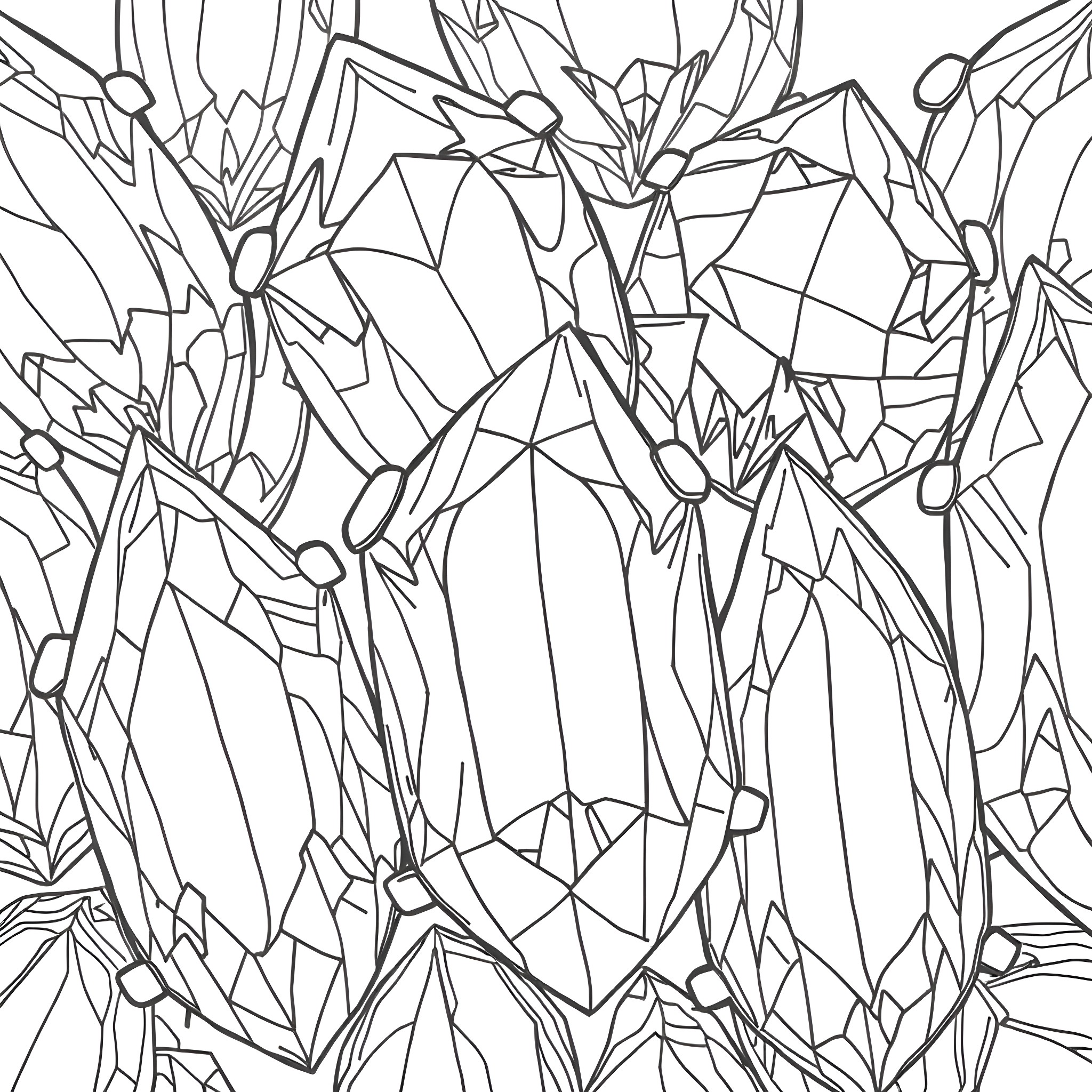 Best Gemstone Coloring Pages (Free Printable PDF)