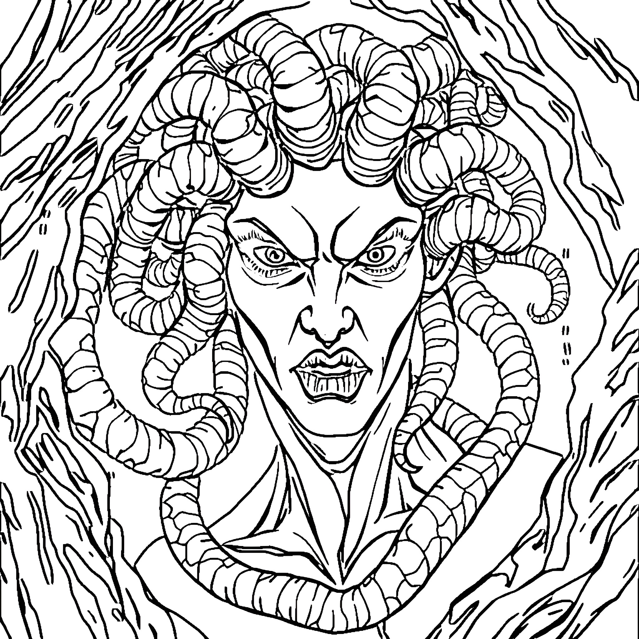 Best Medusa Coloring Pages (Free Printable PDF)