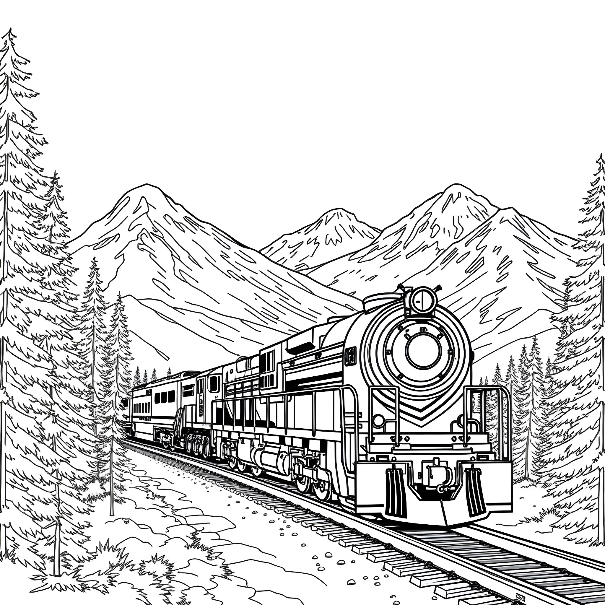 Best Locomotive Coloring Pages (Free Printable PDF)