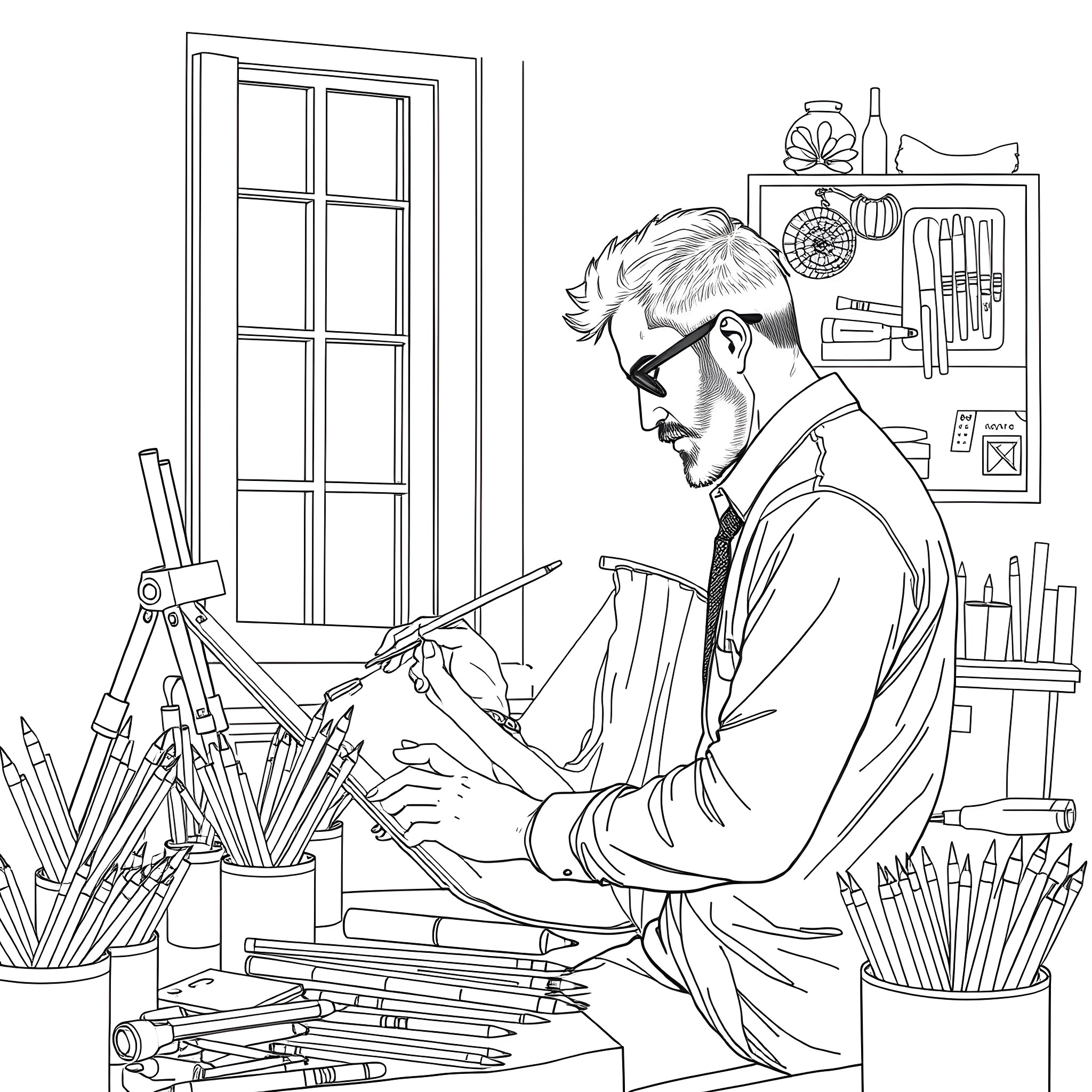 Best Male Coloring Pages (Free Printable PDF)